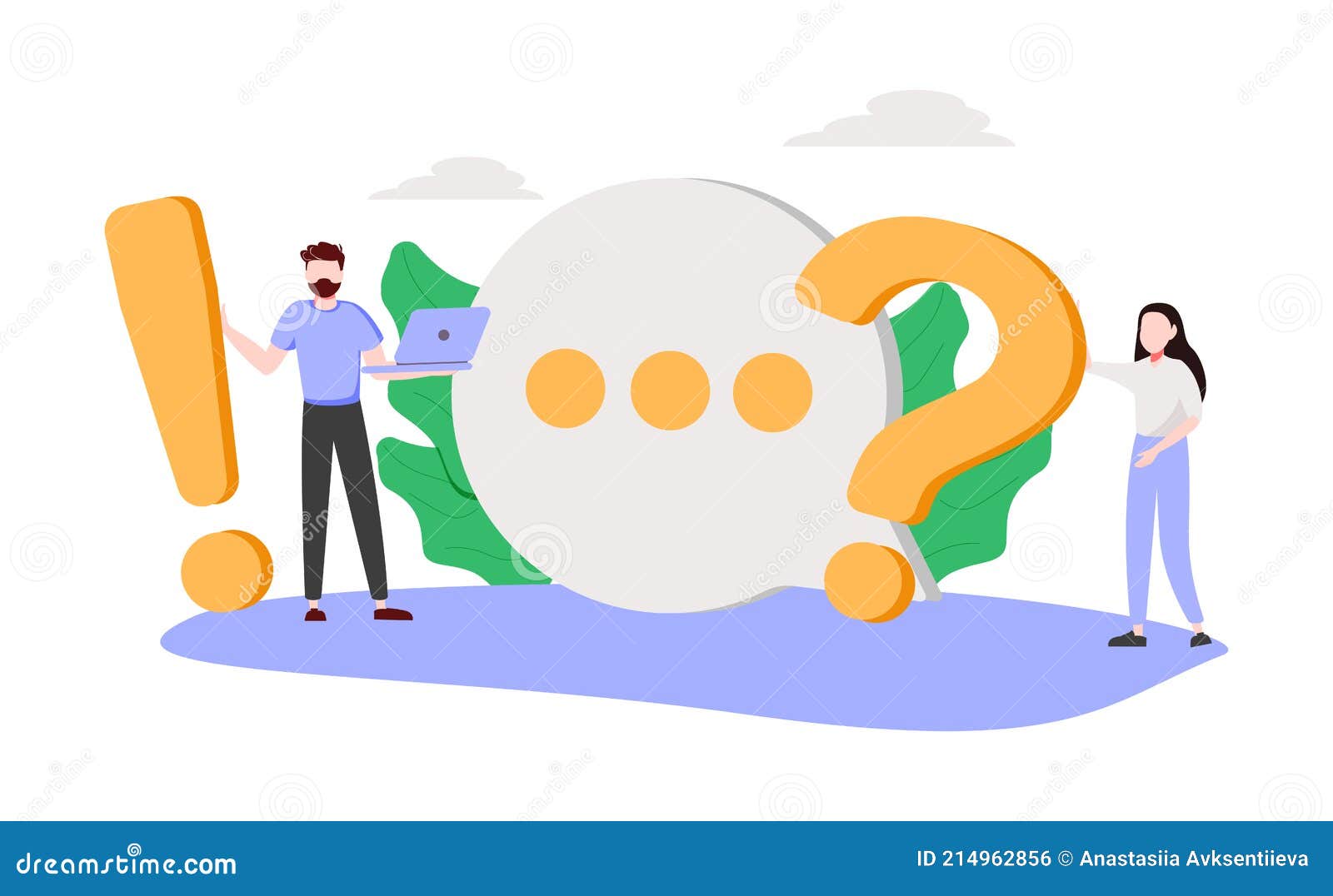 Vector Illustration, Conceptual Illustration of People, Online ...