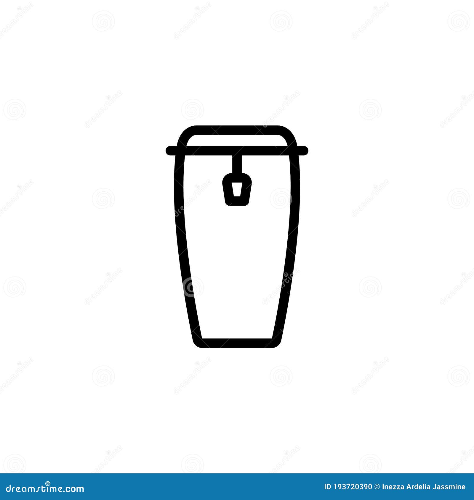 Conga Icon Vector Design Template Stock Vector - Illustration of ...