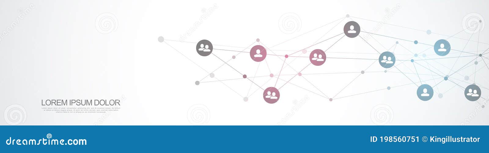 Vector Illustration of Connecting People and Communication Concept ...