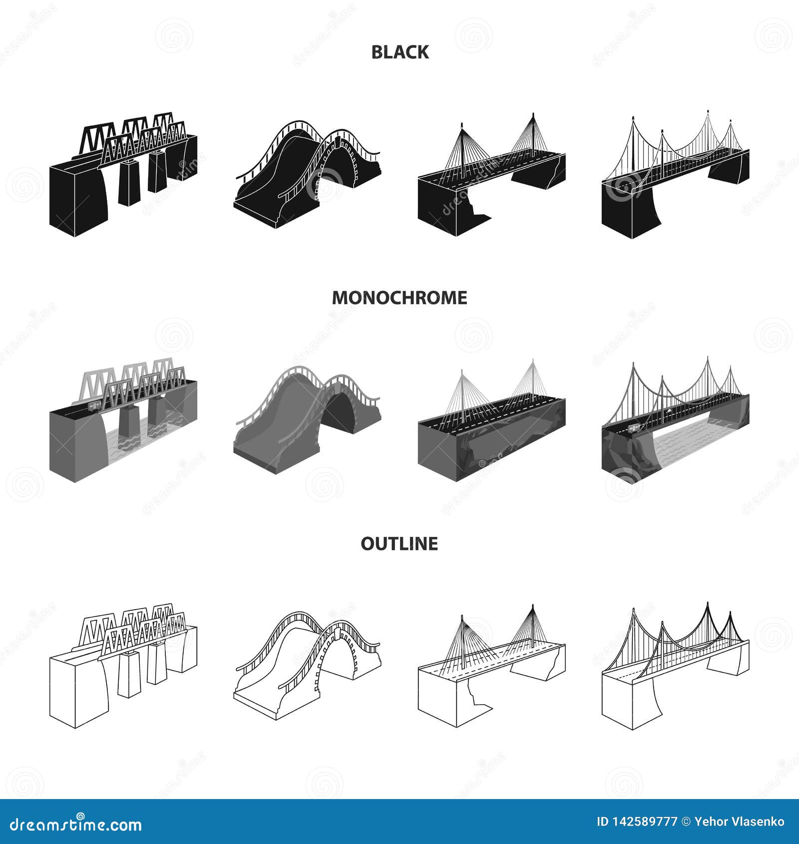 Vector Design of Connection and Design Icon. Collection of Connection ...