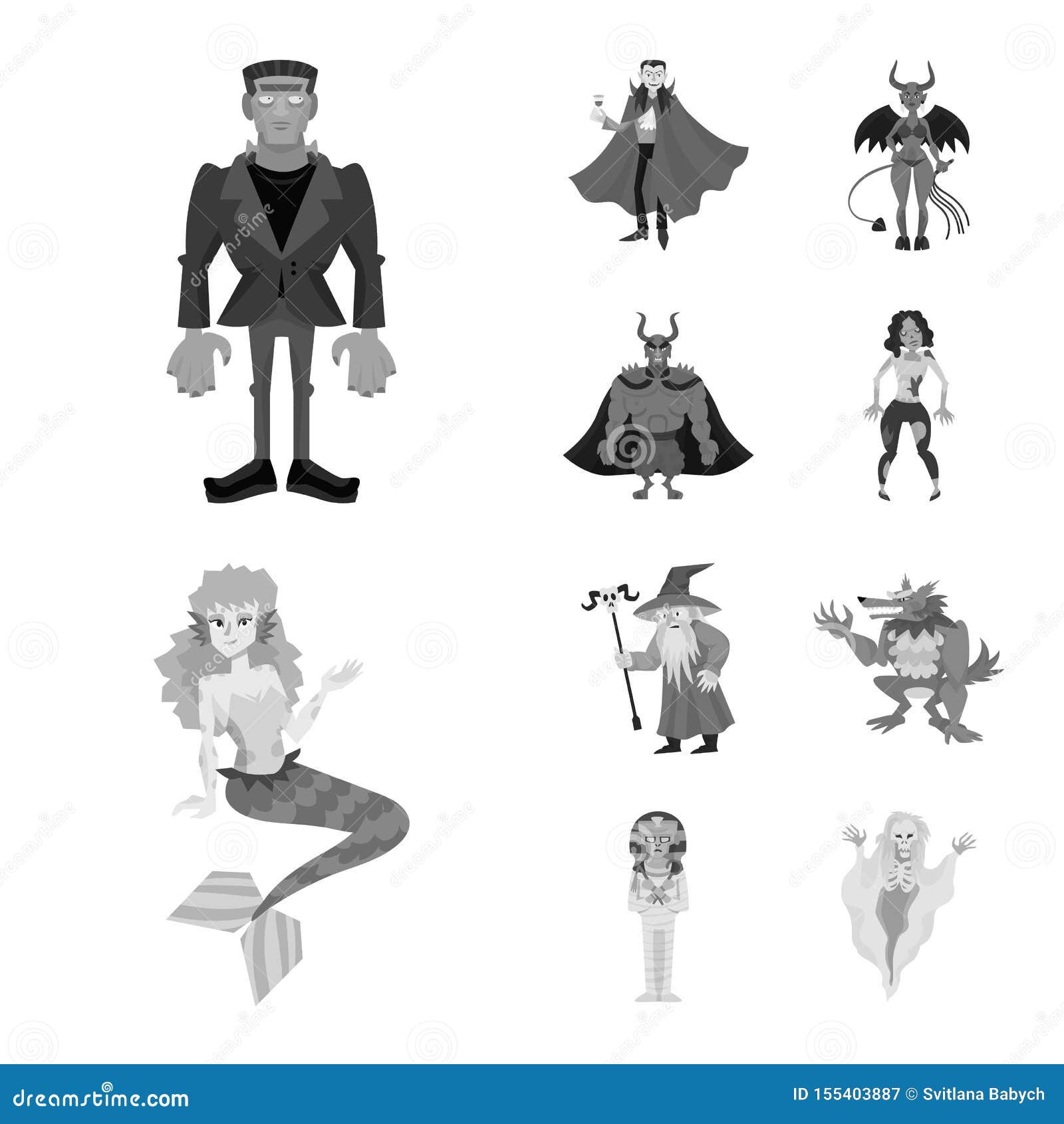 Vector Illustration of Consternation and Horror Symbol. Collection of ...