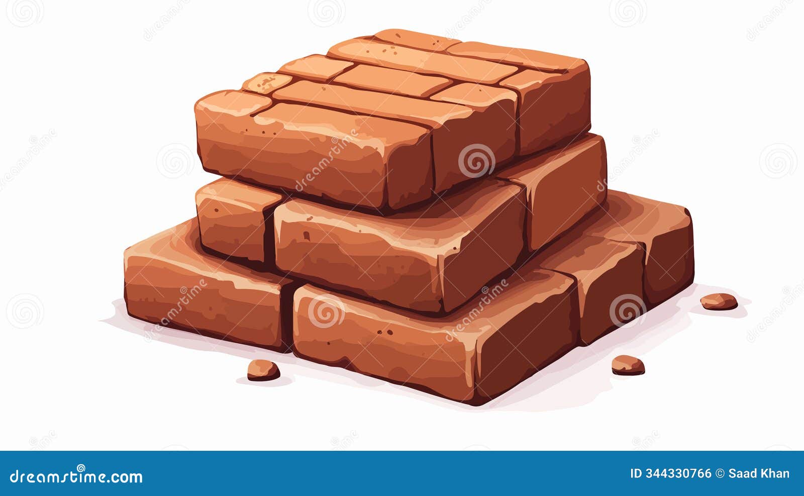 Construction Brick Vector stock illustration. Illustration of work ...