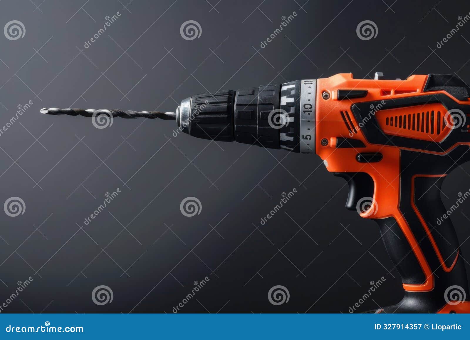 Cordless Power Tools In Action On Yellow Background Cartoon Vector ...