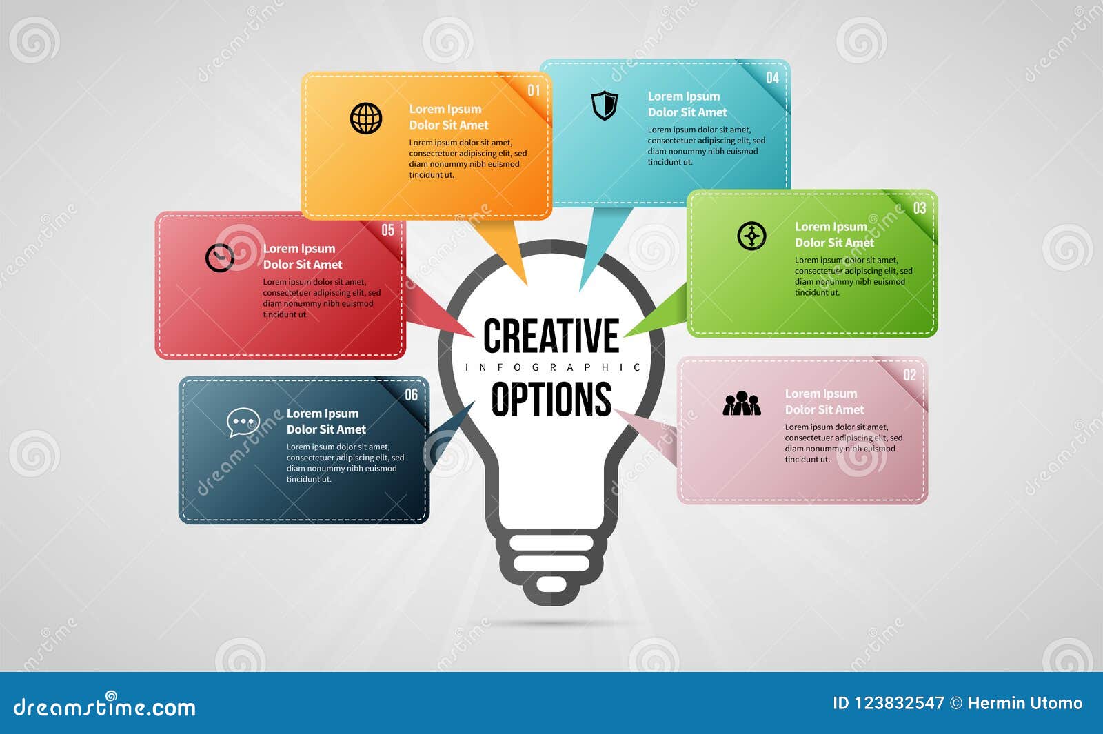 Creative Options Infographic Stock Vector - Illustration of element ...