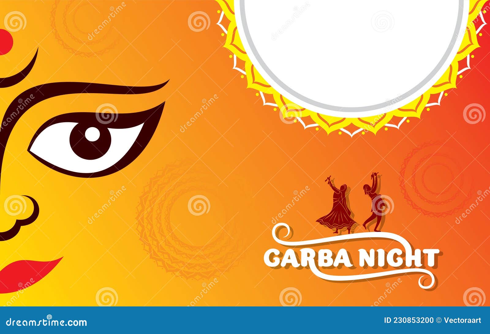 Creative Poster Design for Shubh Navratri Stock Vector - Illustration ...