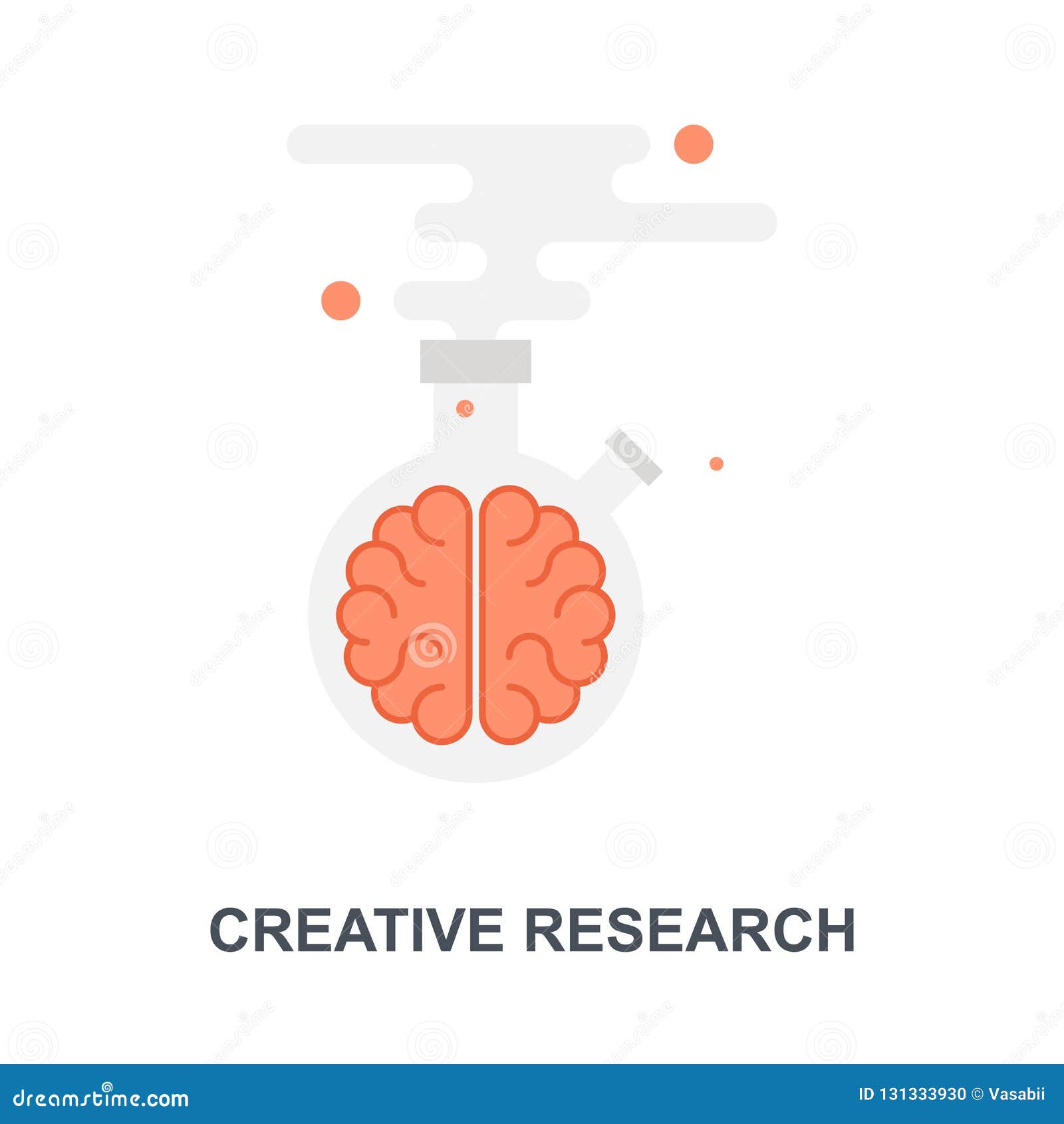 Creative Research Icon Concept Stock Vector - Illustration of ...