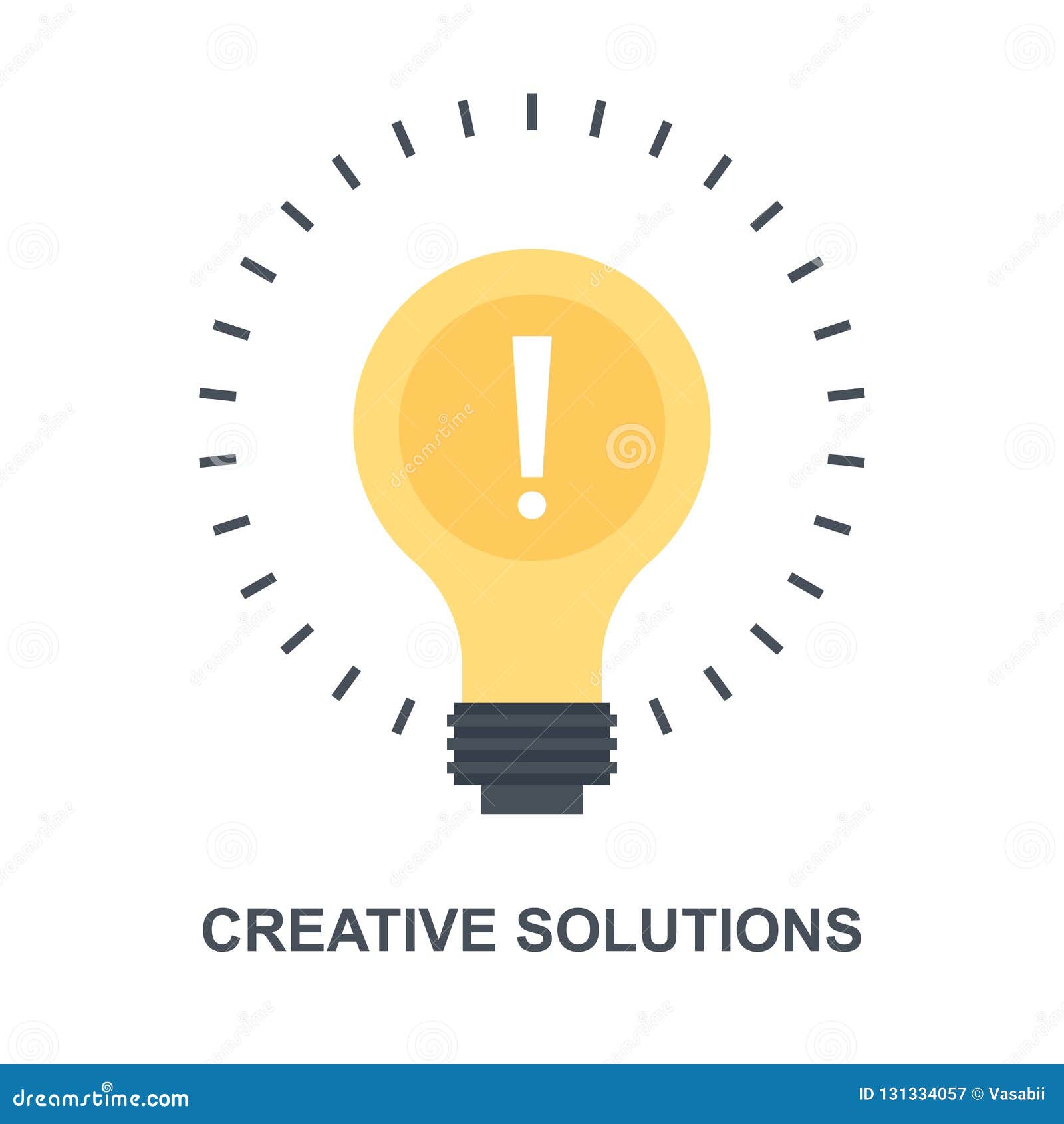 Creative Solutions Icon Concept Stock Vector - Illustration of ...