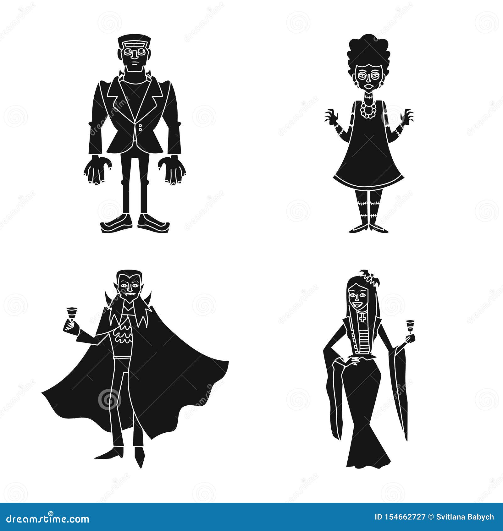 Vector Design of Creature and Devilry Logo. Collection of Creature and ...