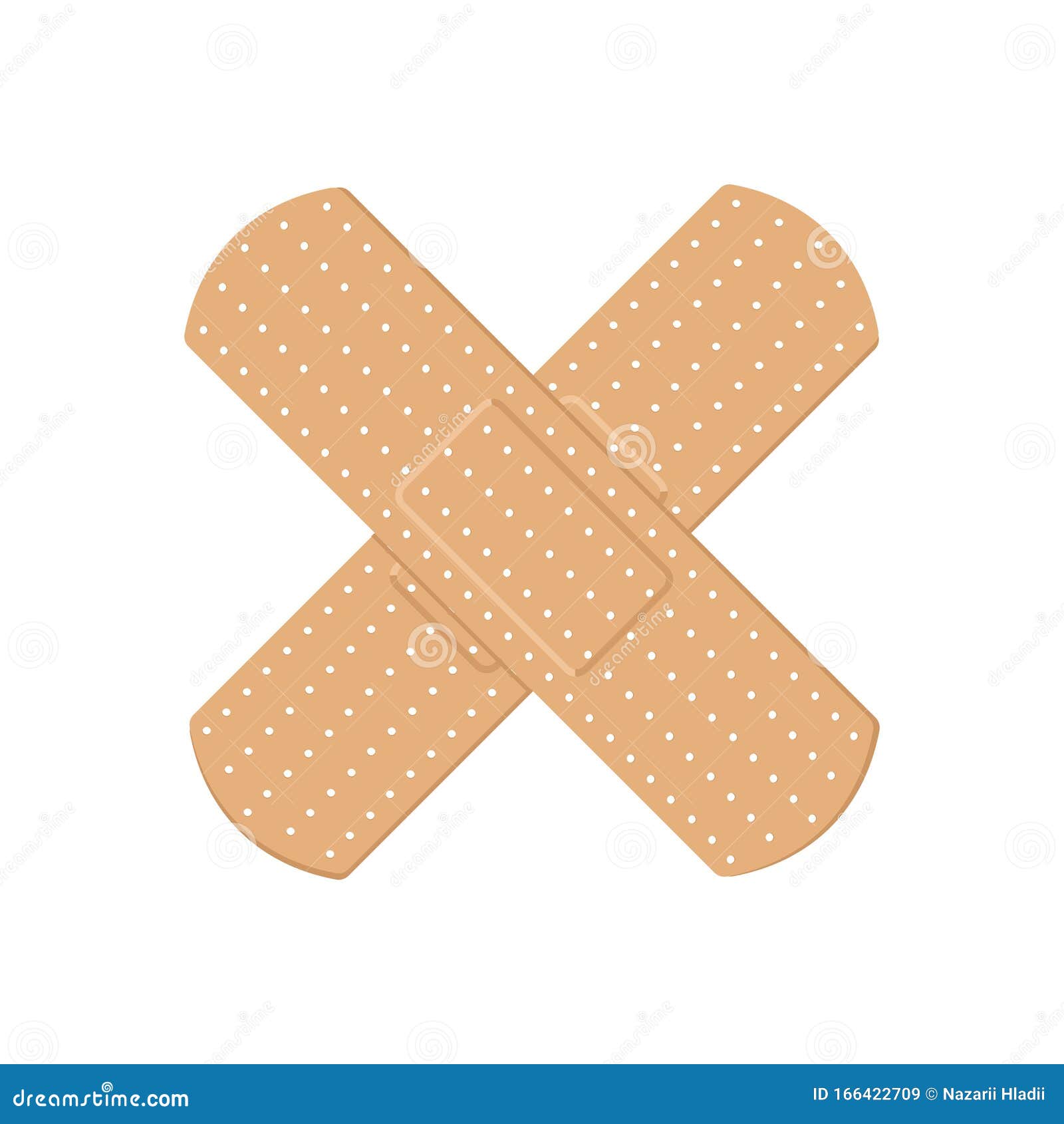 Vector Illustration of Cross Plaster Vector Icon for Web Design. Stock ...