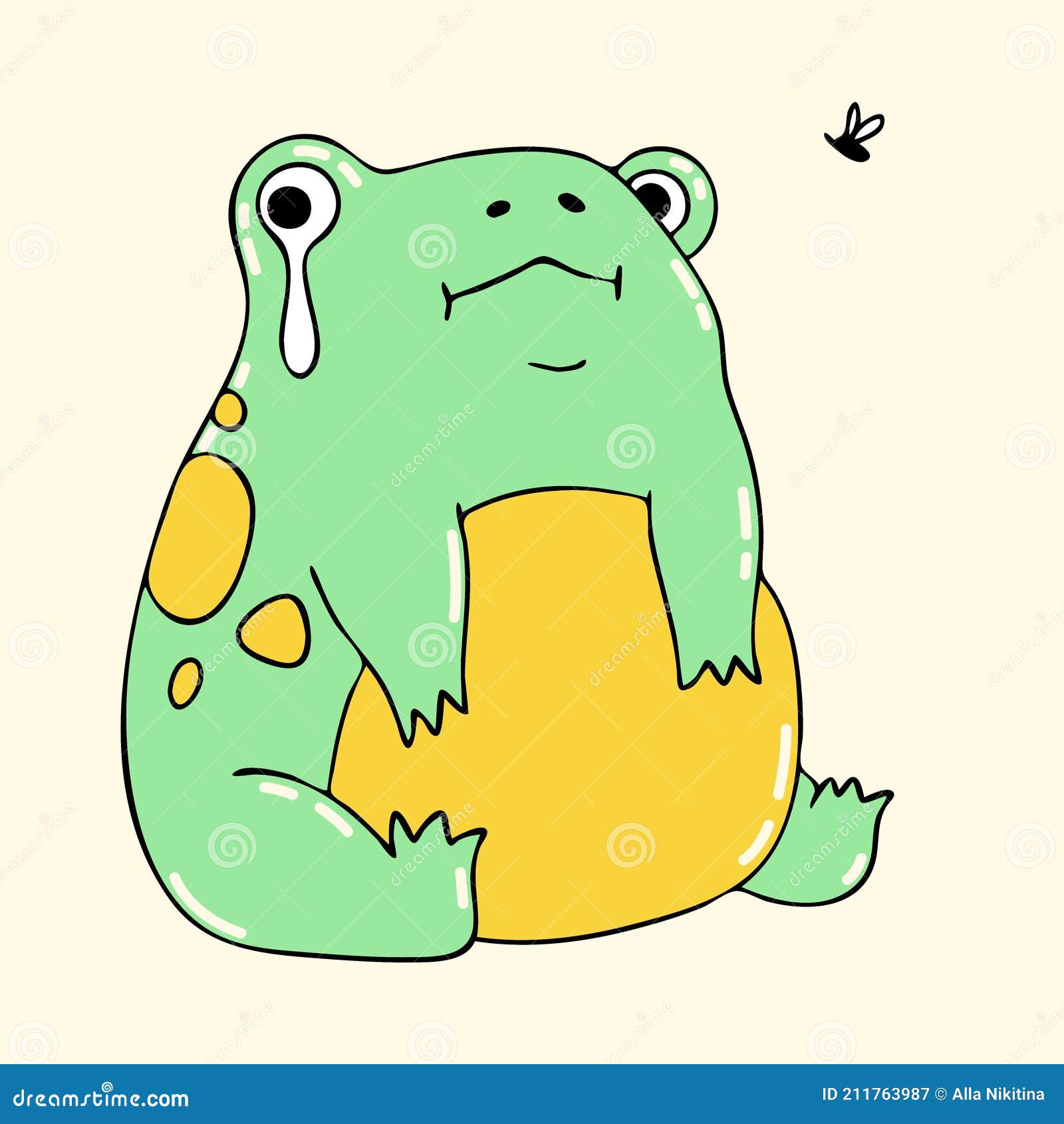 Illustration Of A Crying Baby And A Couple Who Is Crazy About ...