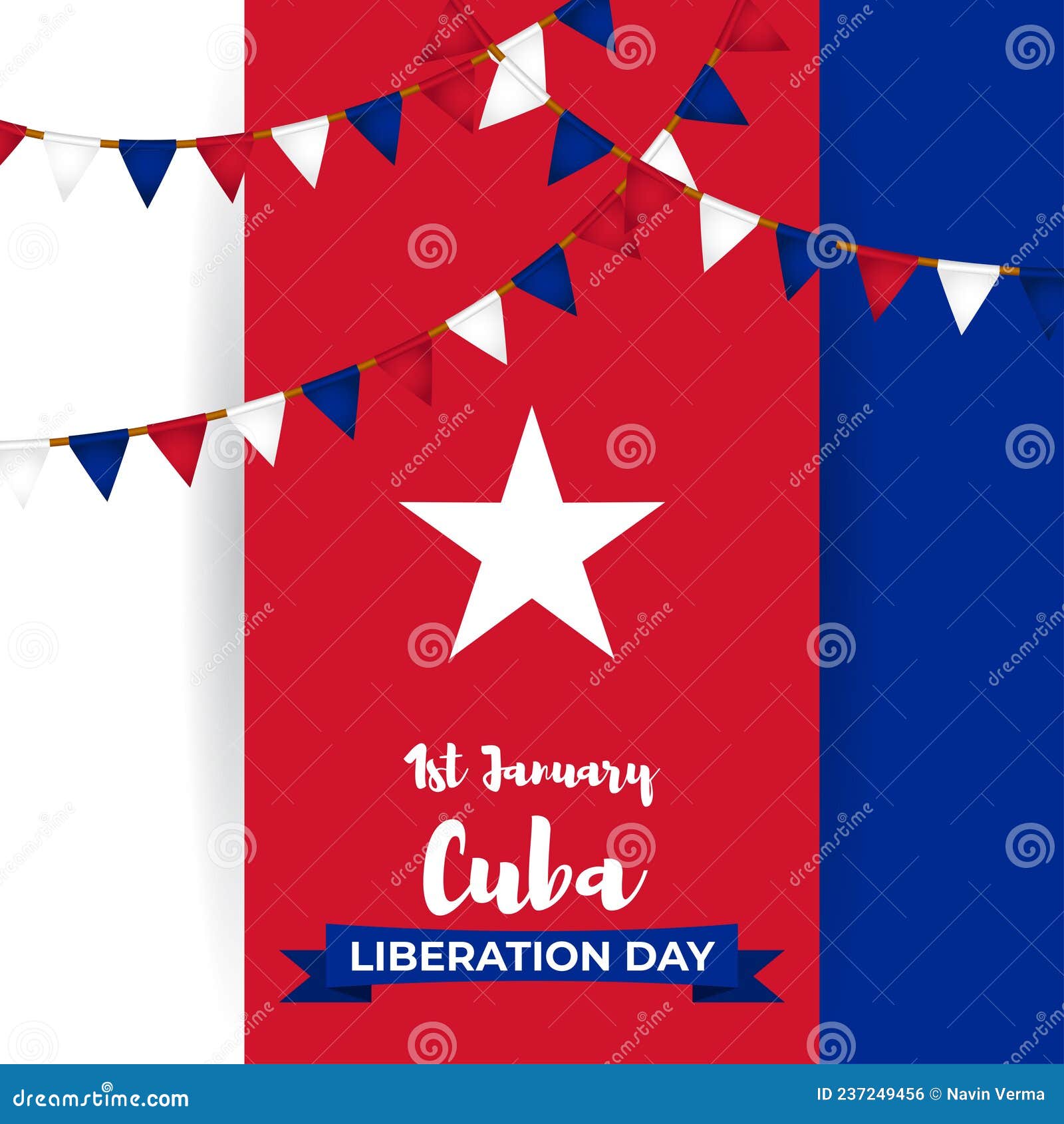 Vector Illustration for Cuba Liberation Day Stock Vector - Illustration ...