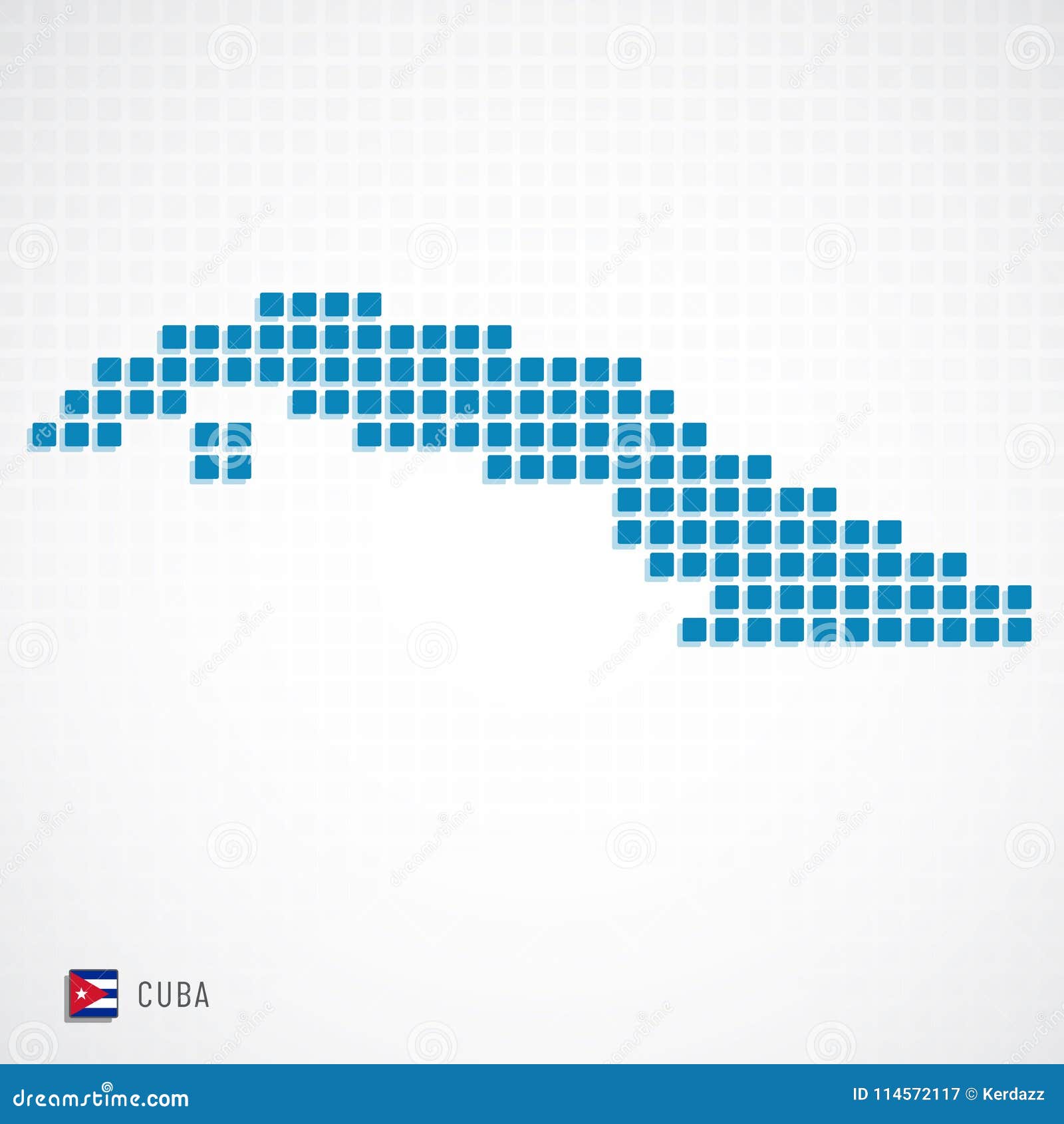 Cuba map and flag icon stock vector. Illustration of cuba - 114572117