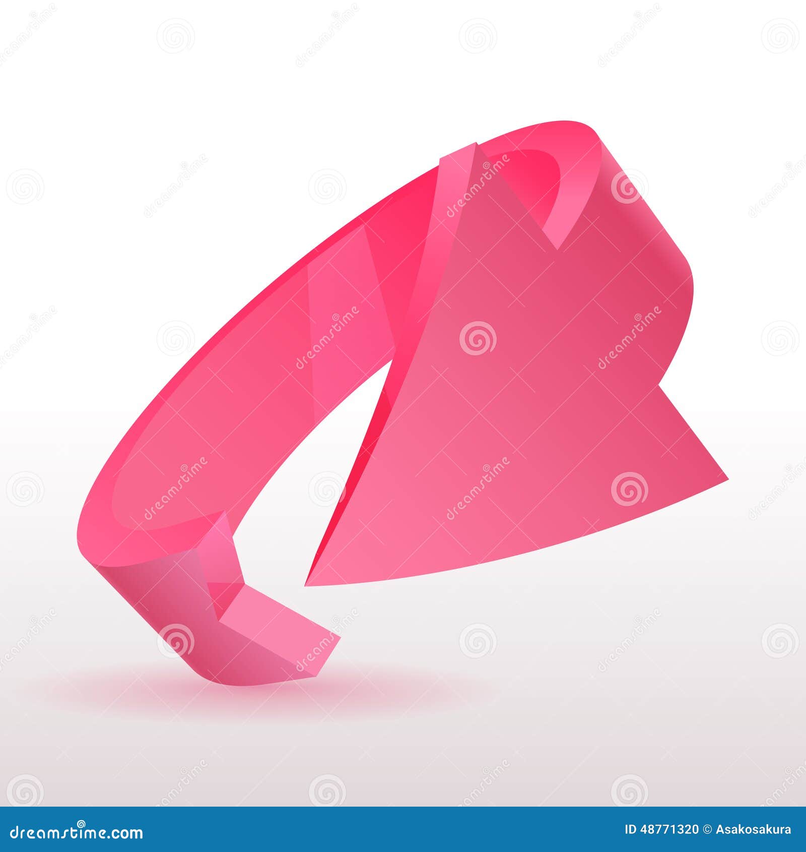 Vector Illustration of 3d Arrow, Design Element Stock Vector ...