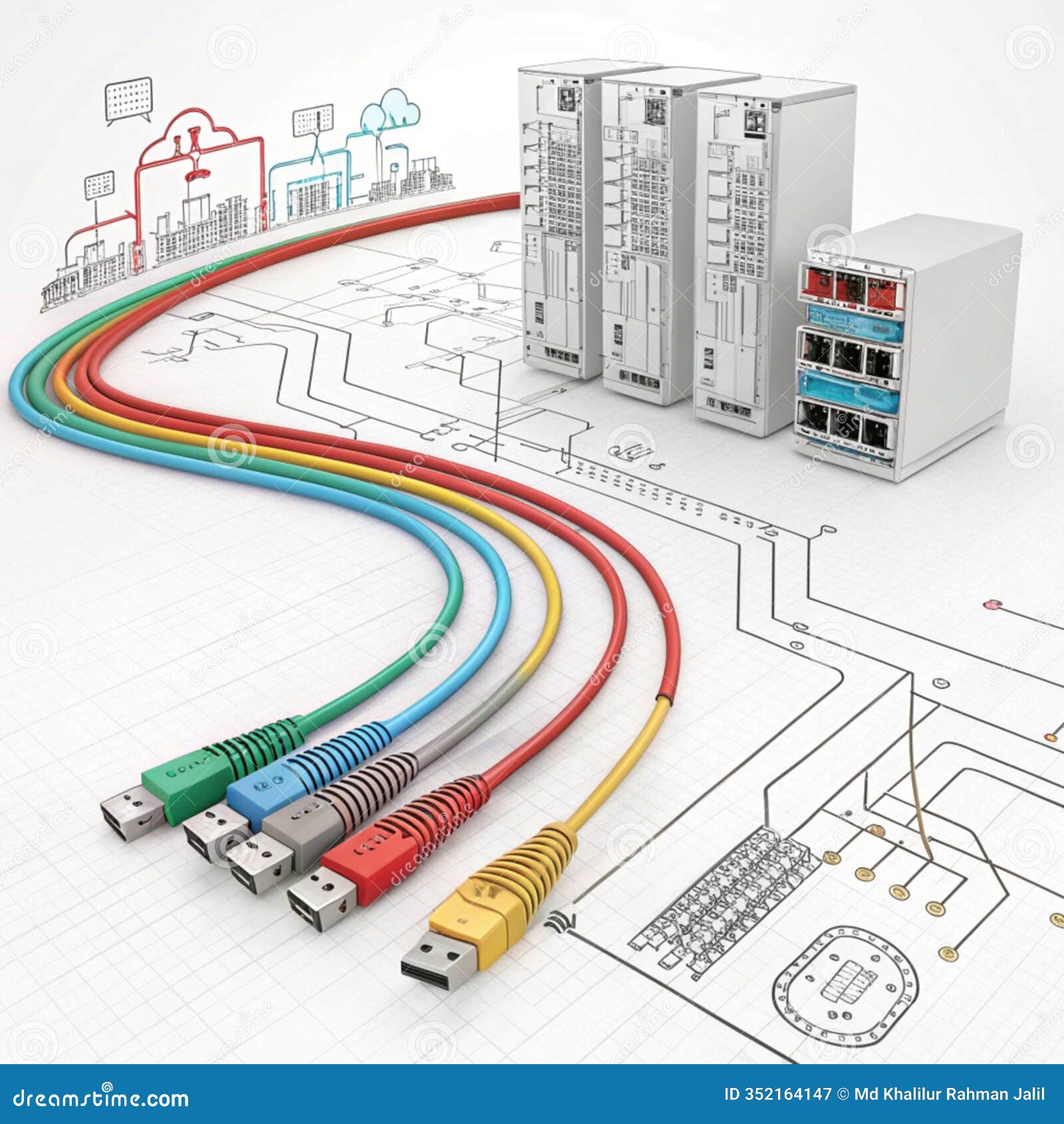 Vector illustration stock illustration. Illustration of automation ...