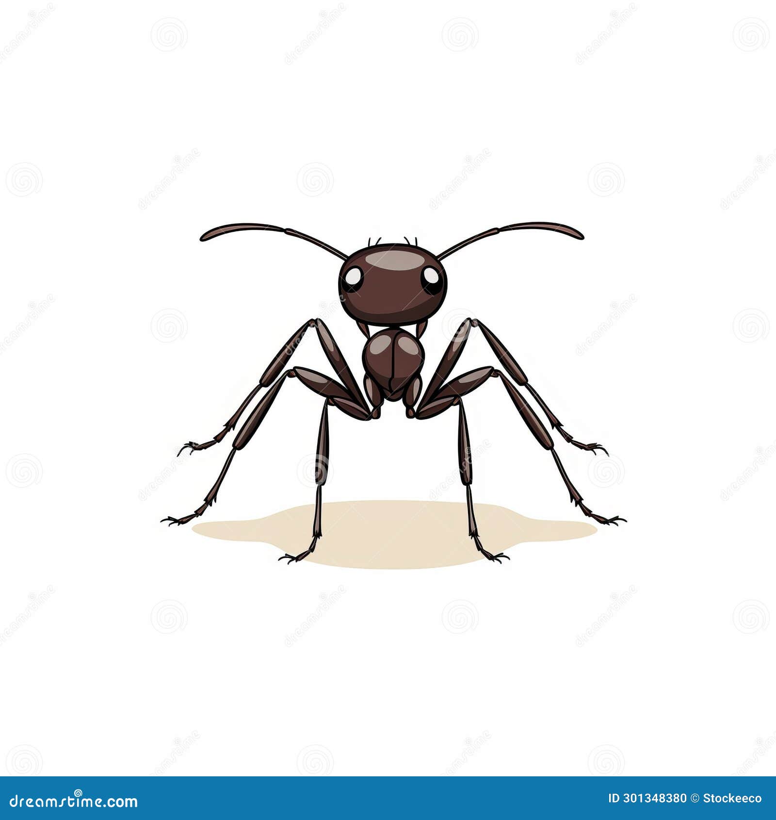 Cartoon Ant Vector Illustration In Ingrid Baars Style Cartoondealer