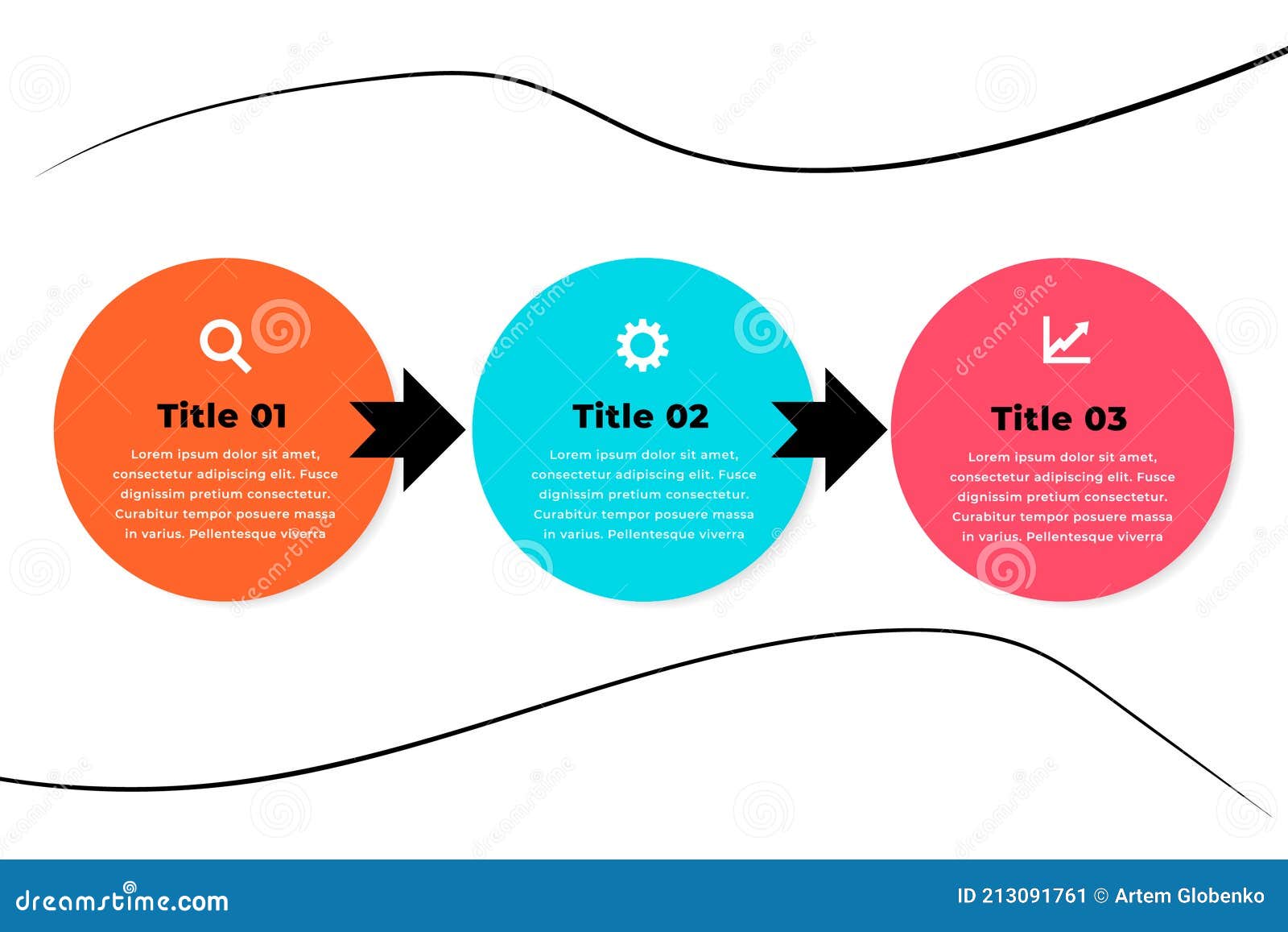 Vector Illustration, Decision Making Circles. Stock Vector ...