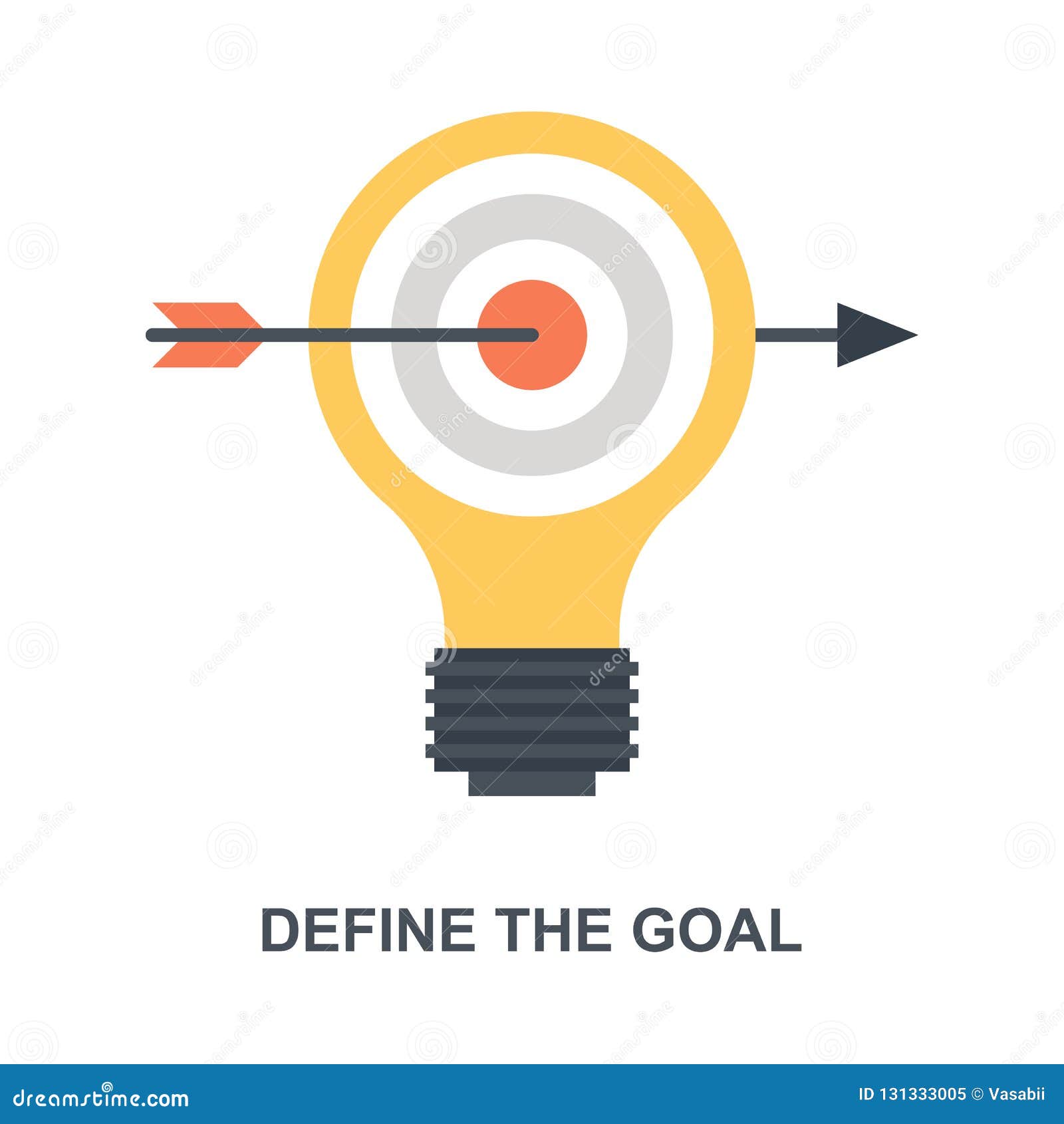 Define the Goal Icon Concept Stock Vector - Illustration of inspiration ... Define the Goal Icon Concept Stock Vector - Illustration of inspiration ...