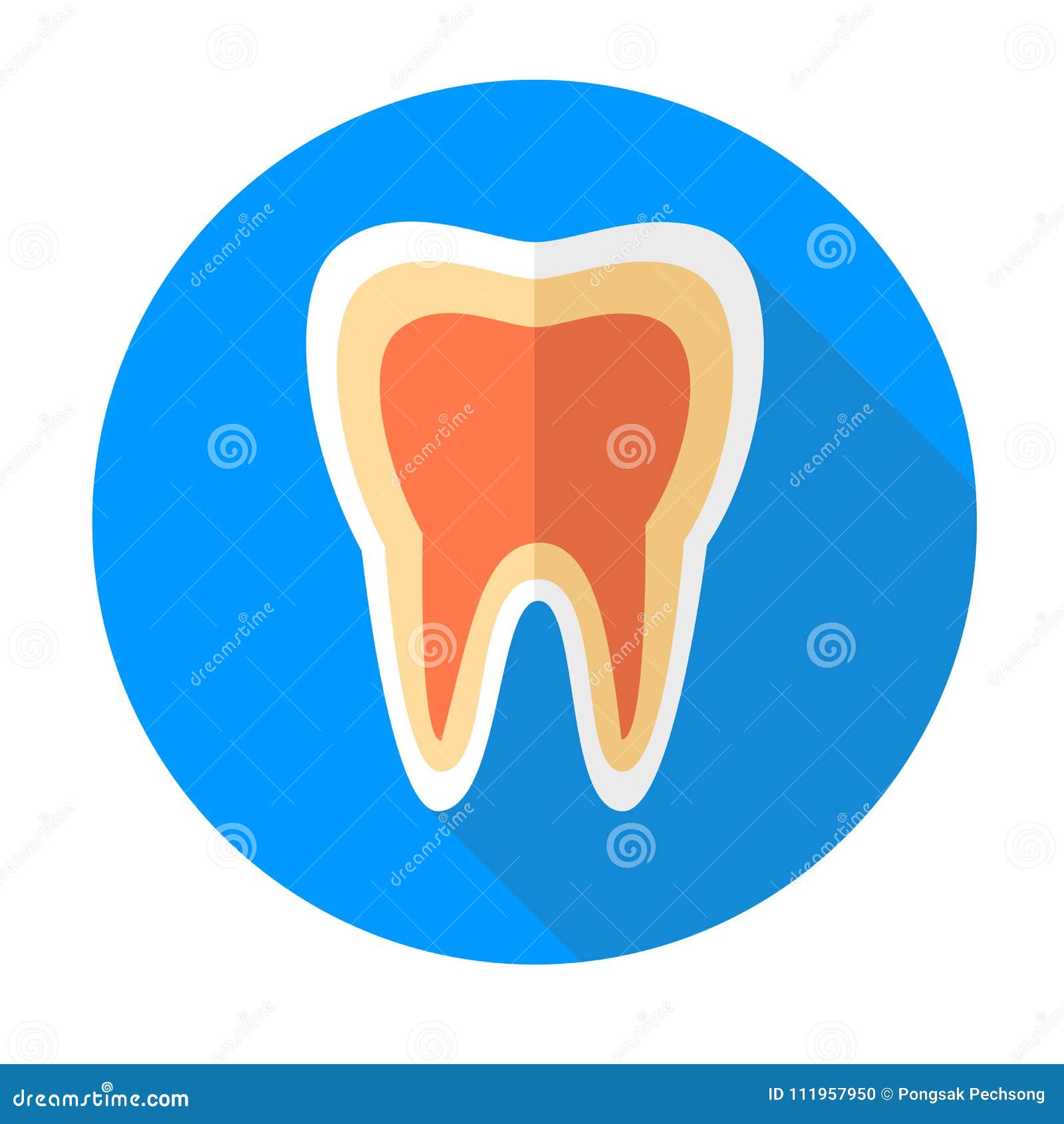 Vector Illustration of Dental Icons. Stock Vector - Illustration of ...