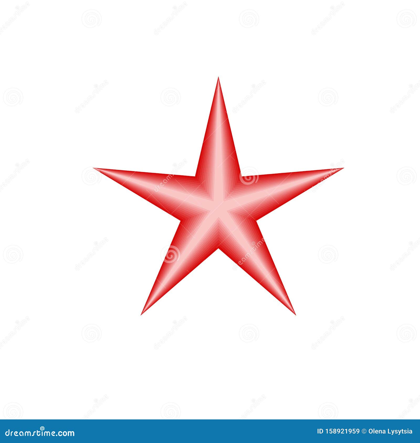 Five-pointed Red Star Icon Vector Stock Vector - Illustration of ...