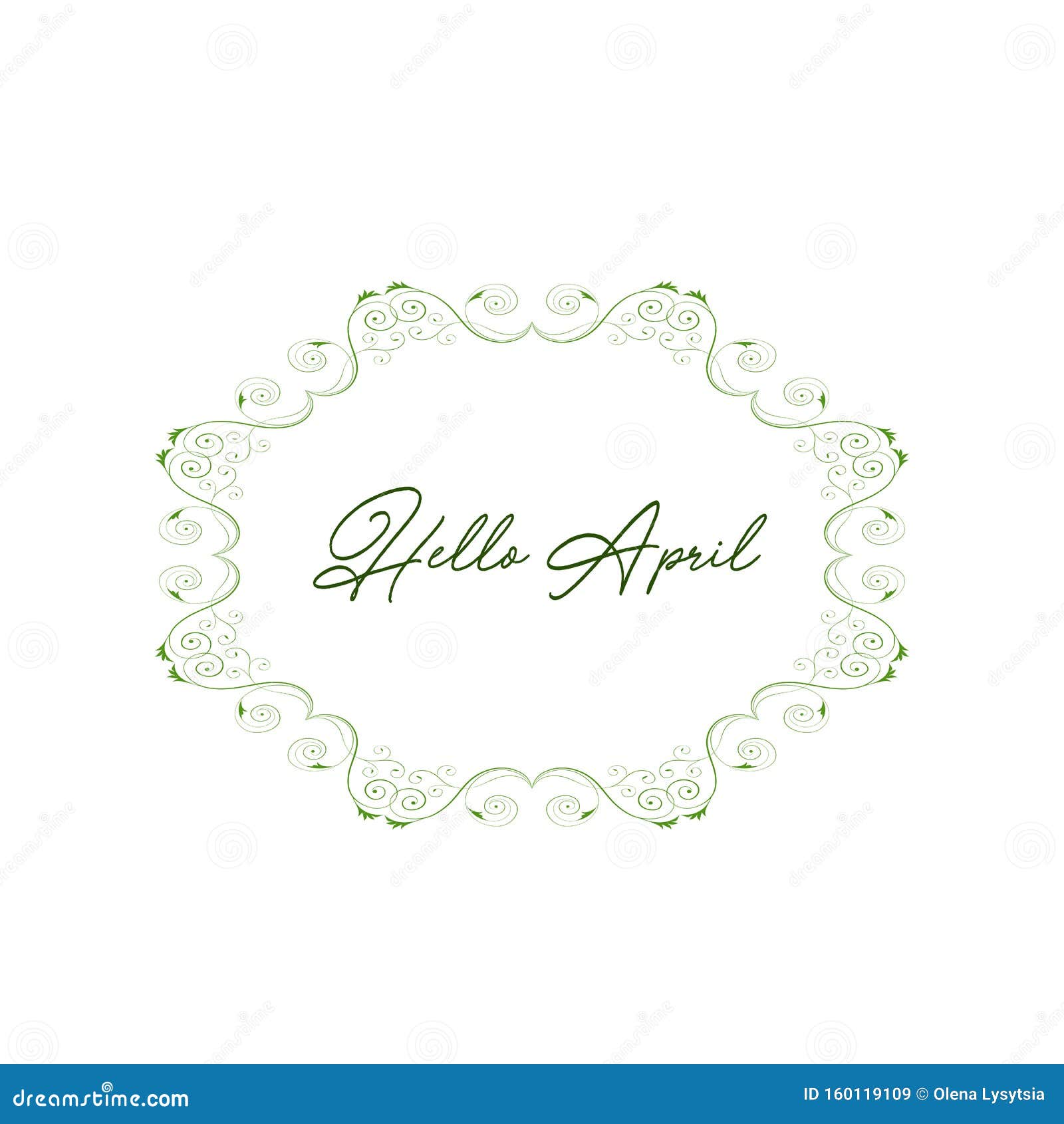 Hello april banner stock vector. Illustration of pattern - 160119109