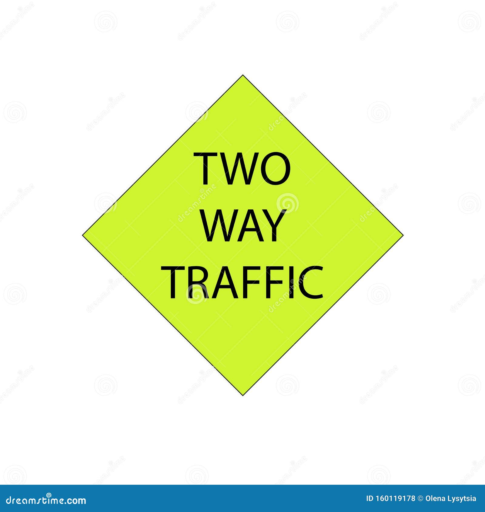 Road sign two way traffic stock vector. Illustration of street - 160119178 Road sign two way traffic stock vector. Illustration of street - 160119178