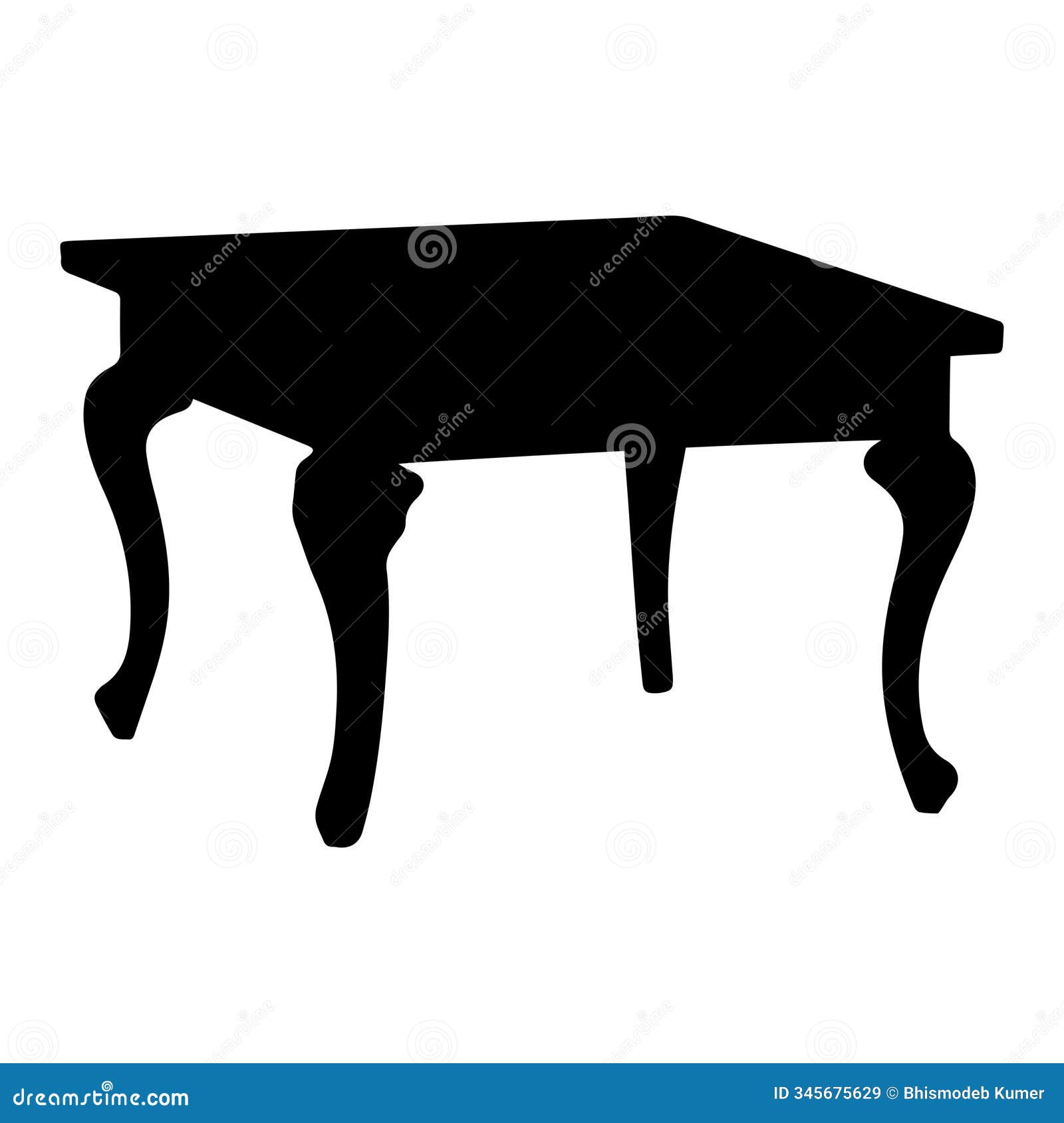 Table Icon Vector Illustration White Background Stock Illustration ...