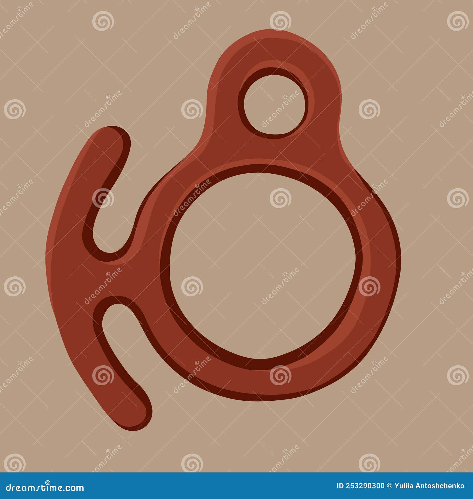 Vector Illustration of Descent Device. Stock Vector - Illustration of ...
