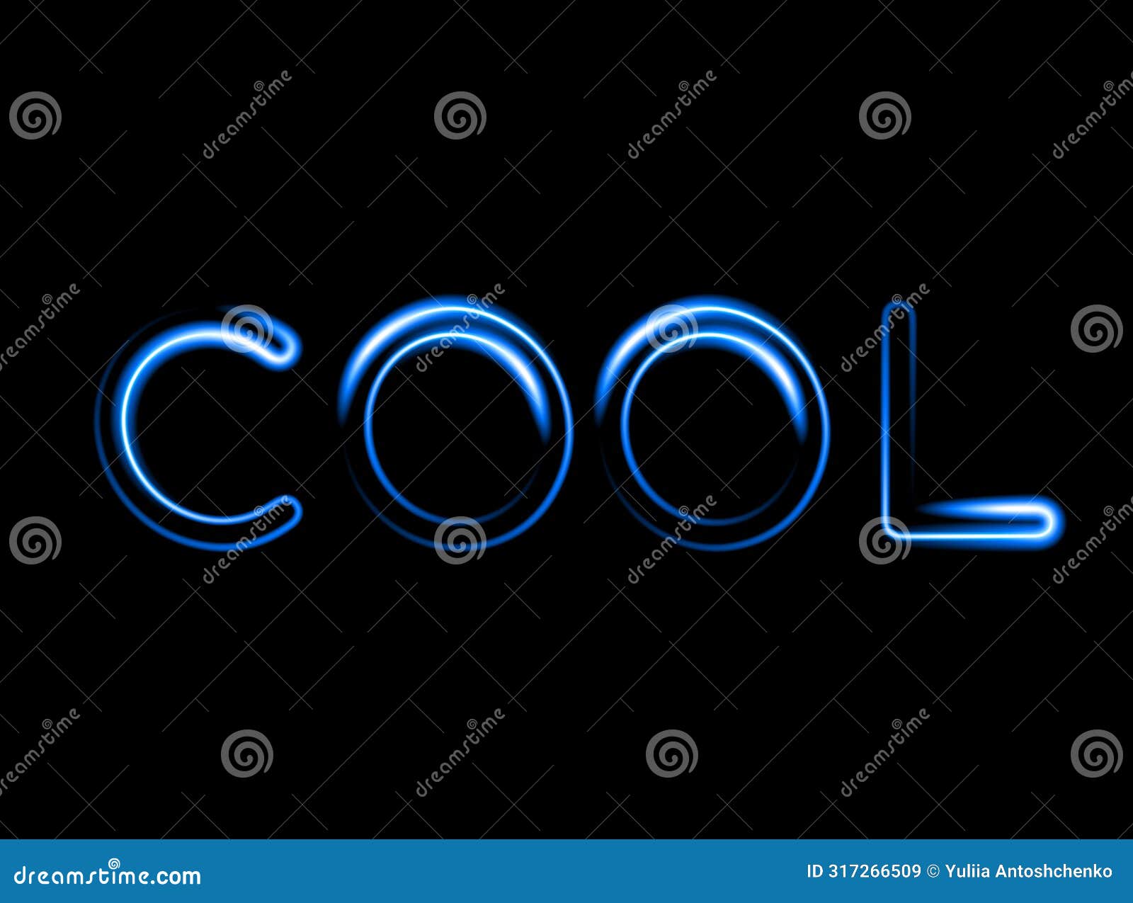 Vector Illustration Design of the Inscription Cool Stock Vector ...