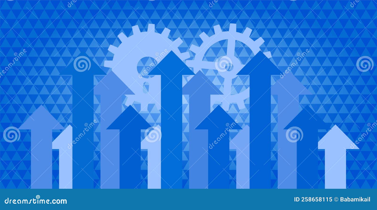Vector Illustration Design of Management Process Improvement and Growth ...