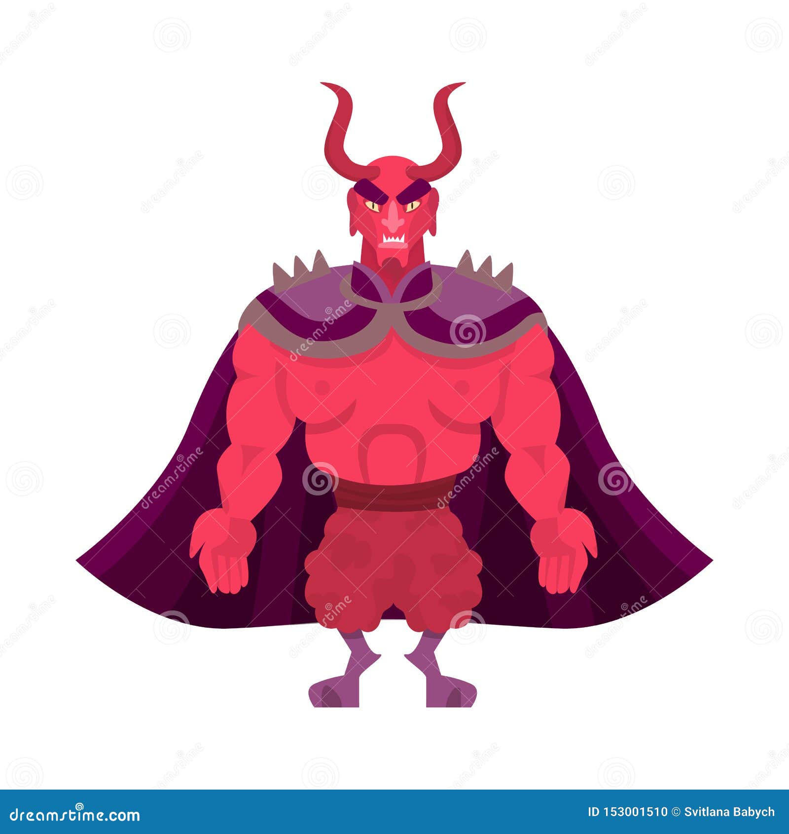 Vector Design of Devil and Man Symbol. Collection of Devil and Satan ...