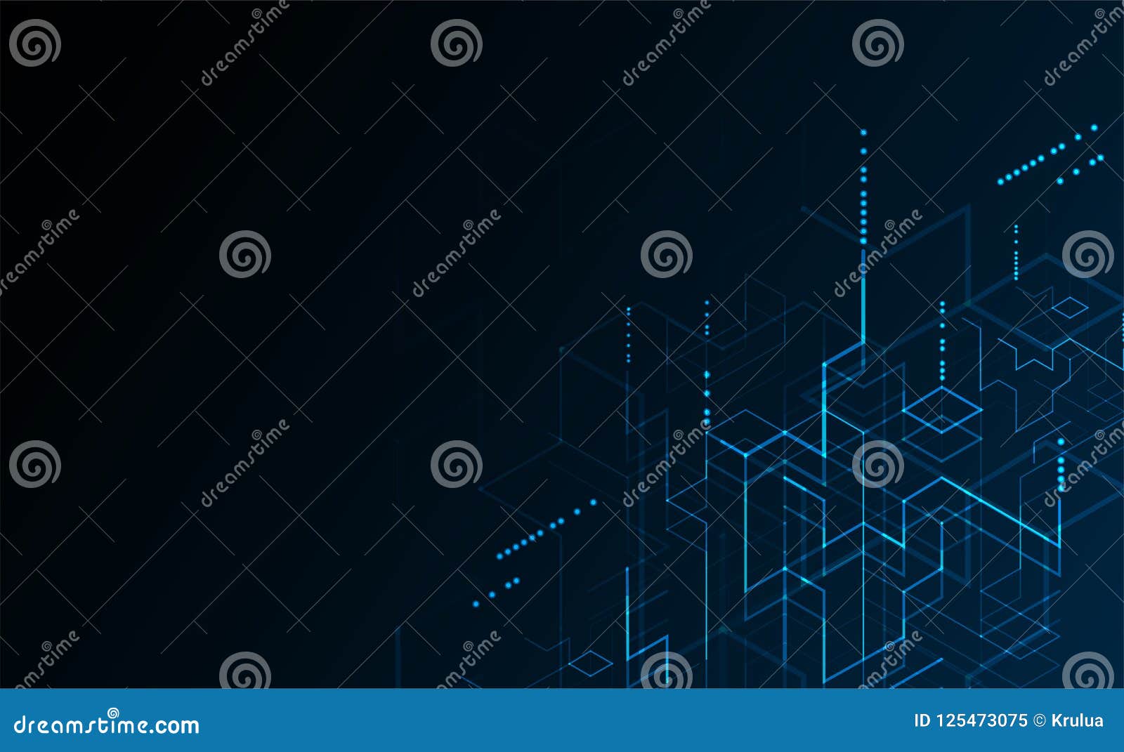 Vector Illustration. Digital Technology and Engineering Background ...