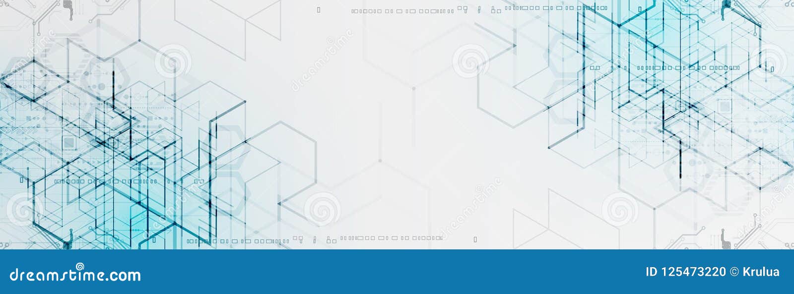 Vector Illustration. Digital Technology and Engineering Background ...