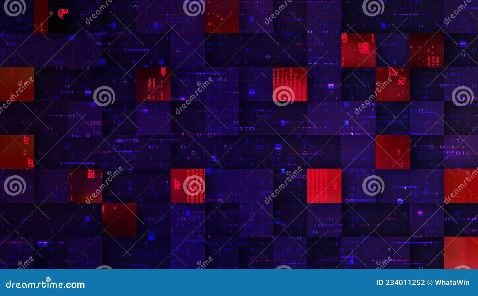 Vector Illustration Digital Technology and Engineering Background Stock ...