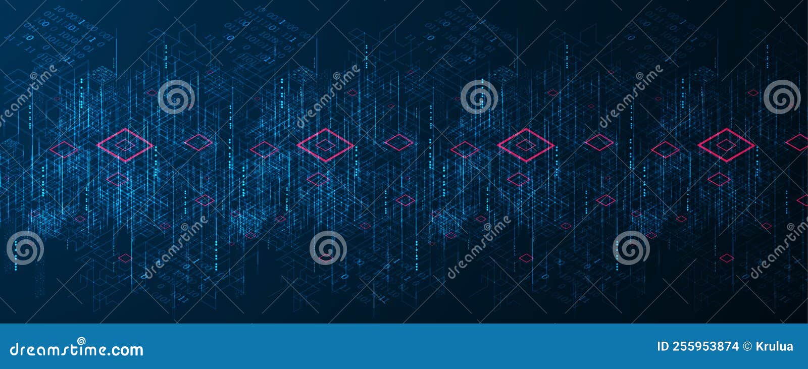 Vector Illustration. Digital Technology and Engineering Background ...