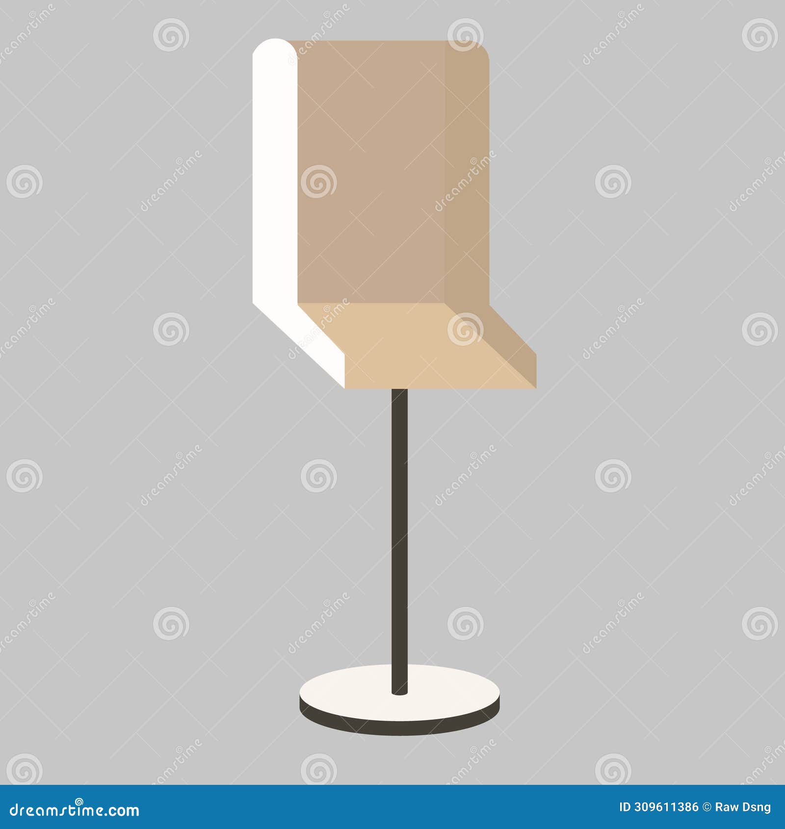 Illustration of 3-dimensional Chair Design Stock Vector - Illustration ...