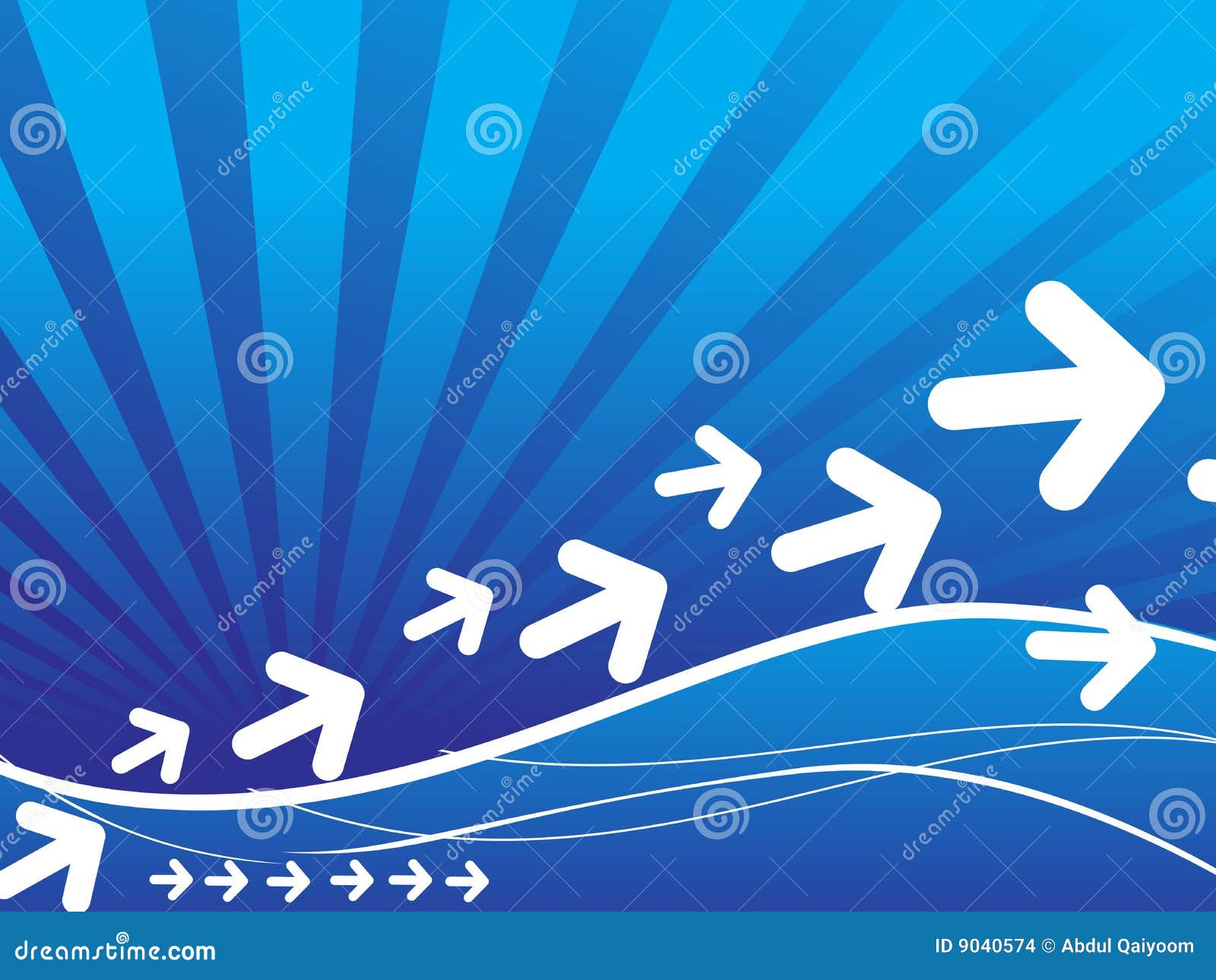 Vector Illustration Direction of Movement Stock Illustration ...