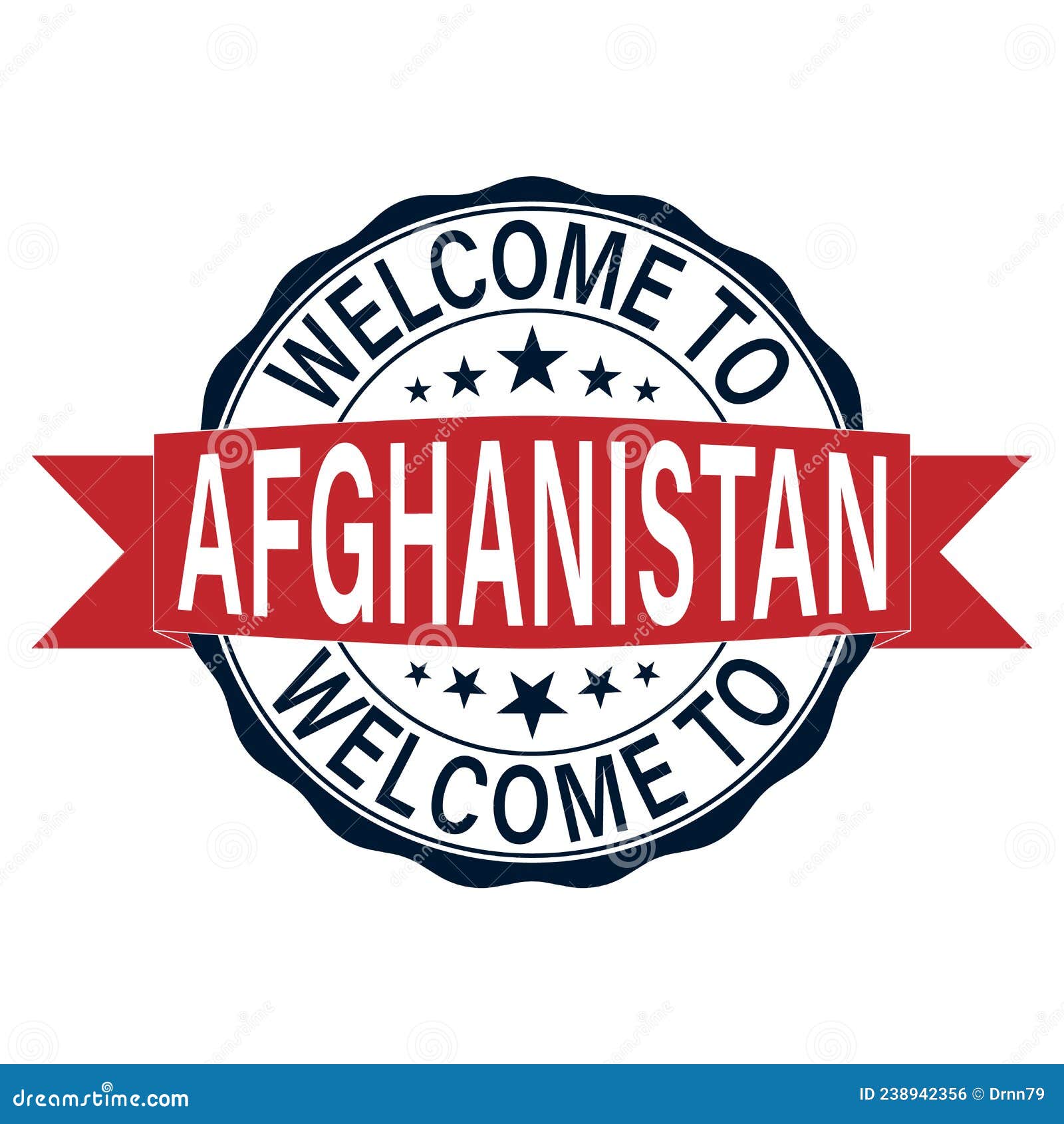 Vector Illustration Doodle of WELCOME TO AFGHANISTAN Stock Vector ...