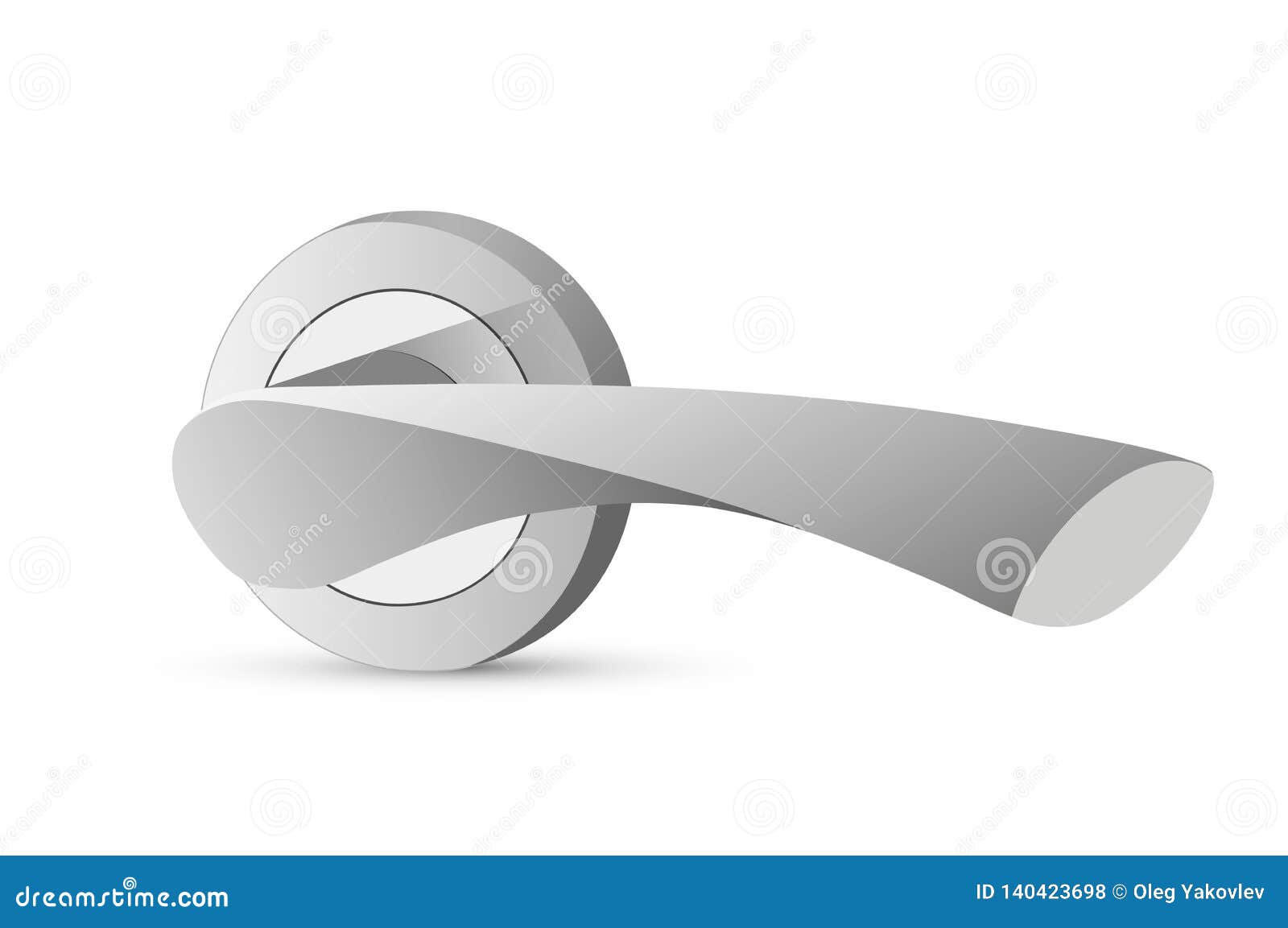 Vector Illustration of Door Handle Stock Vector - Illustration of door ...