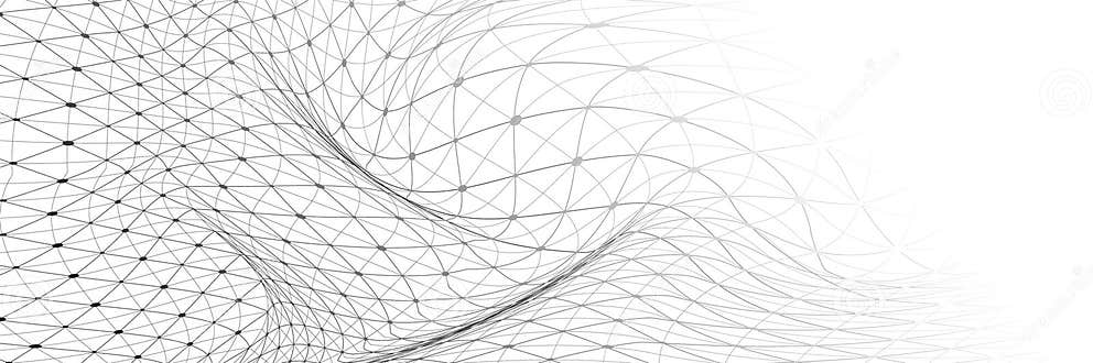 Vector Illustration. Dots Ripple Across Surface, Reflecting Subtle Flow ...