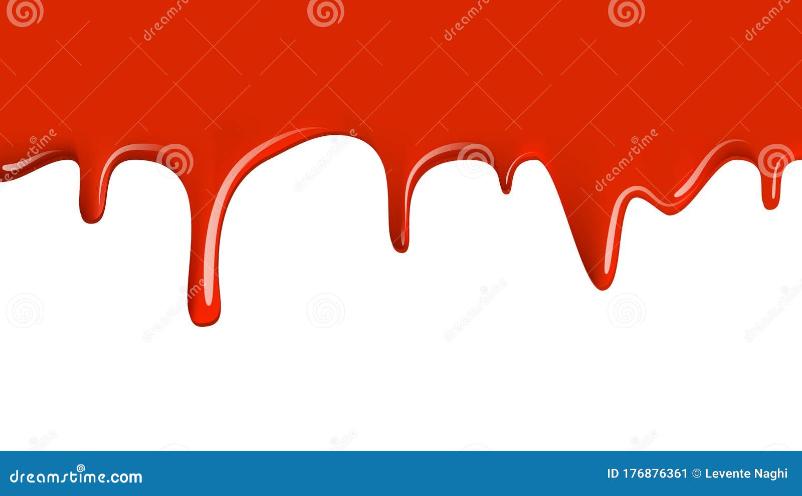 Vector Illustration of Down Flowing Liquid Stock Vector - Illustration ...