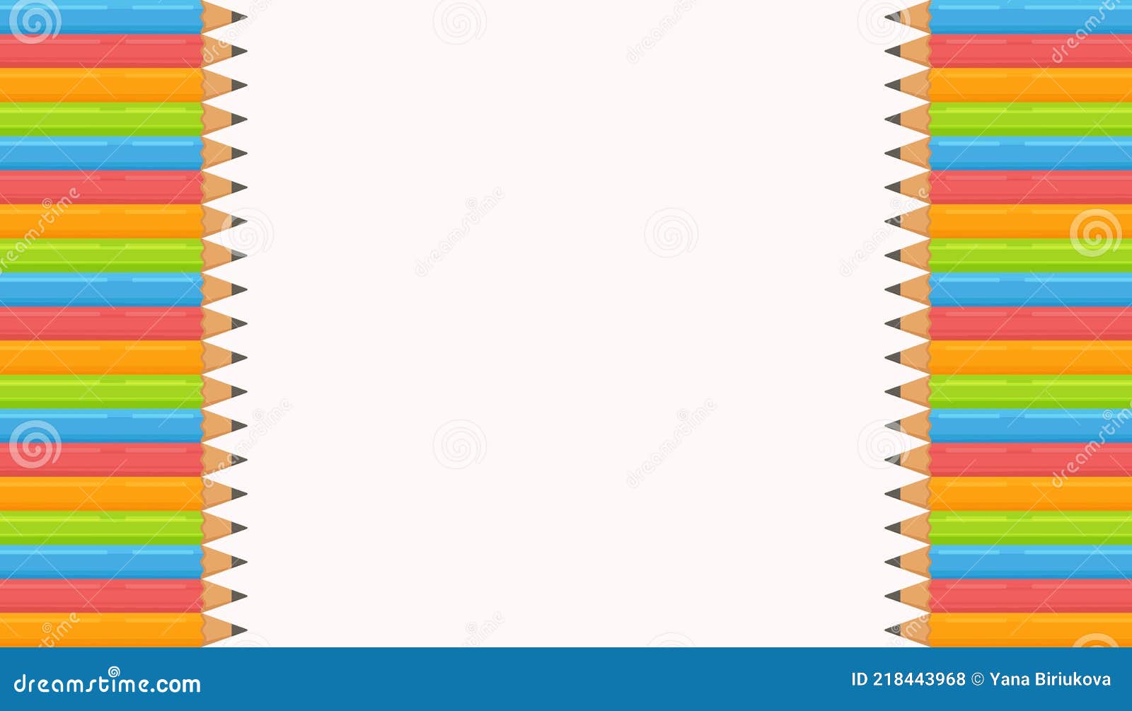 Vector Illustration of a Drawing Lesson. Pencil Background. Stock ...