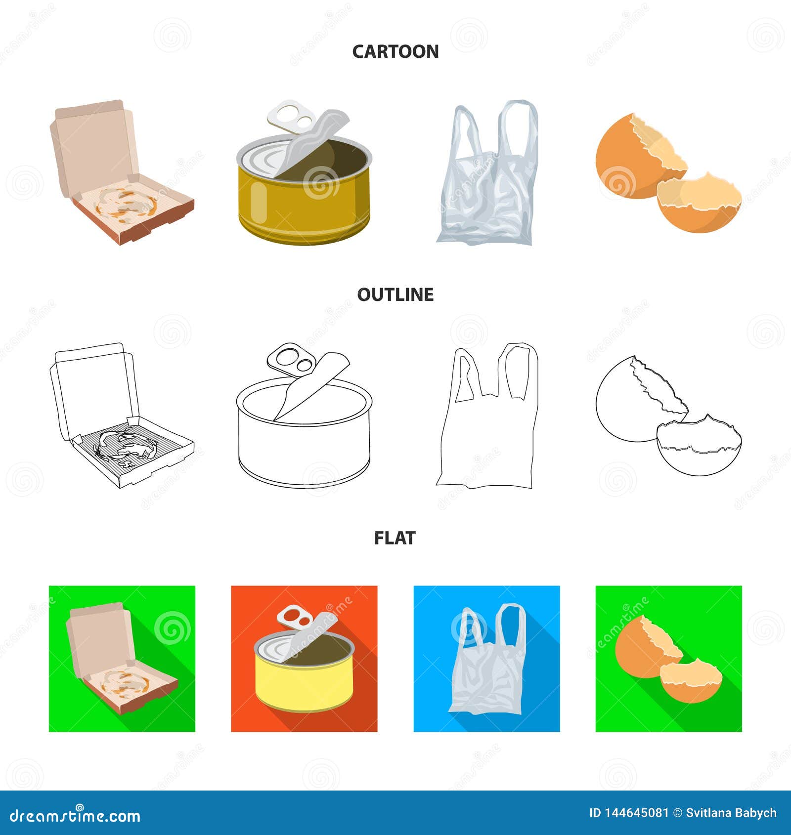 Vector Design of Dump and Sort Logo. Collection of Dump and Junk Stock ...