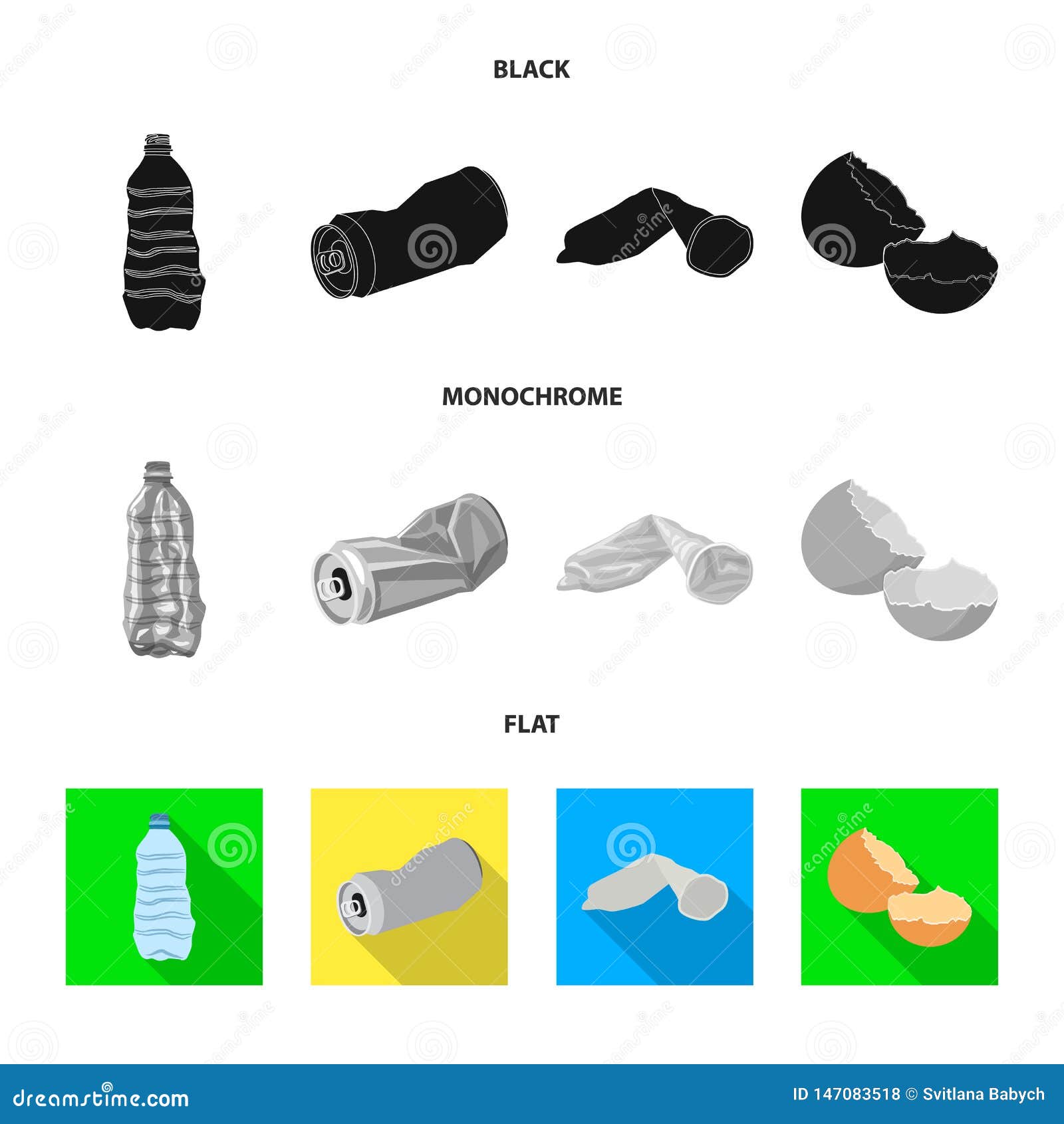 Vector Design of Dump and Sort Symbol. Collection of Dump and Junk ...