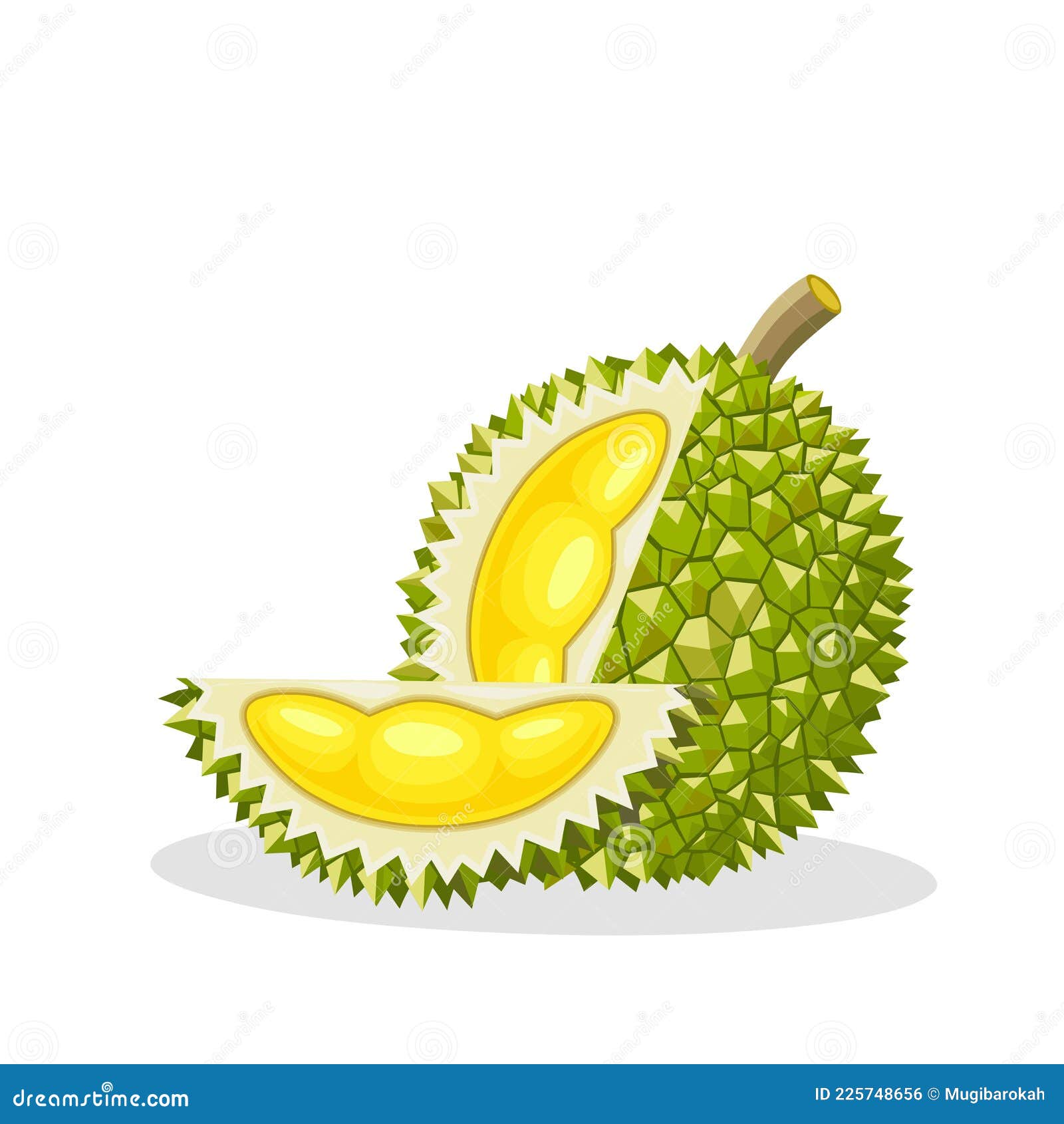 Illustration Of A Durian Fruit Cannot Be Carried On A Plane. On Board ...