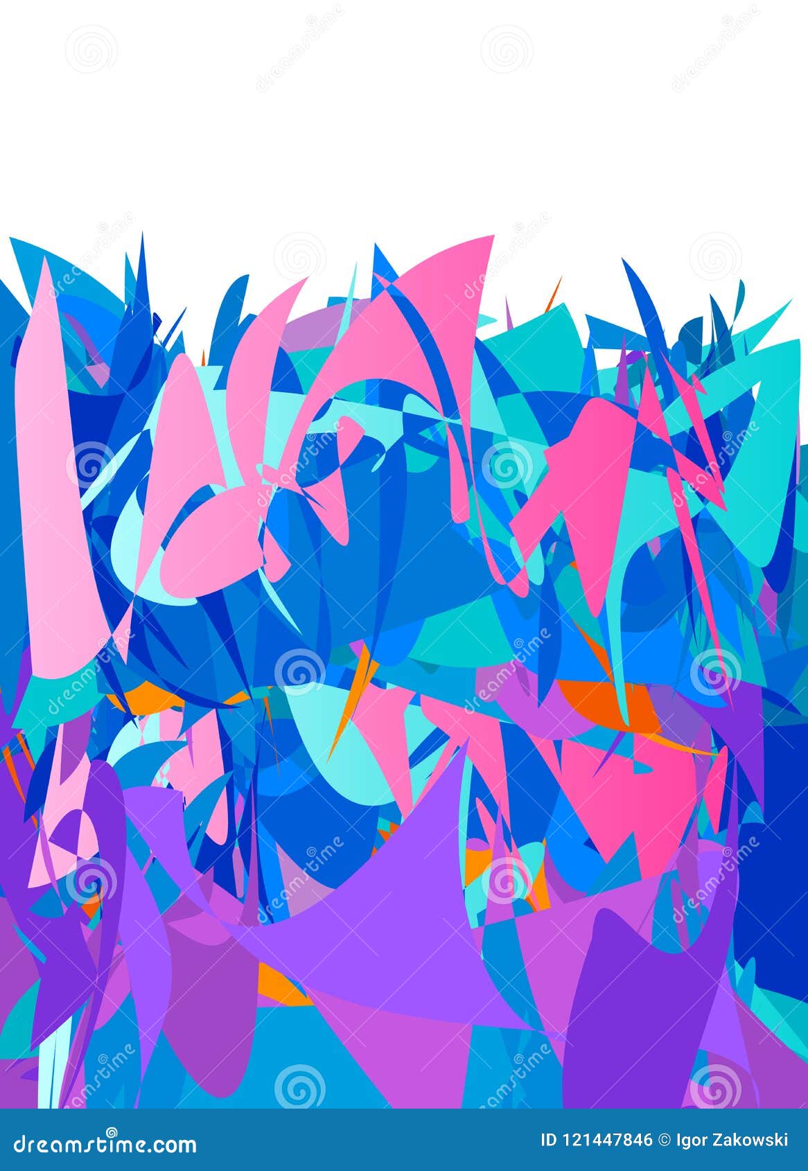 Background Abstract Design in Vivid Colors Stock Vector - Illustration ...
