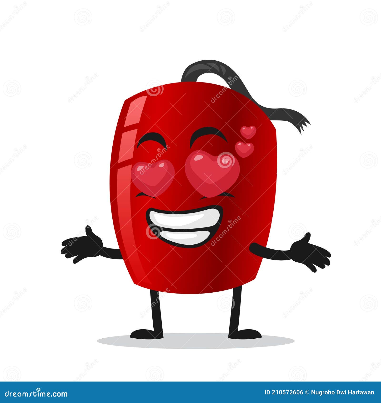 Vector Illustration of Dynamite Character or Mascot Stock Photo ...