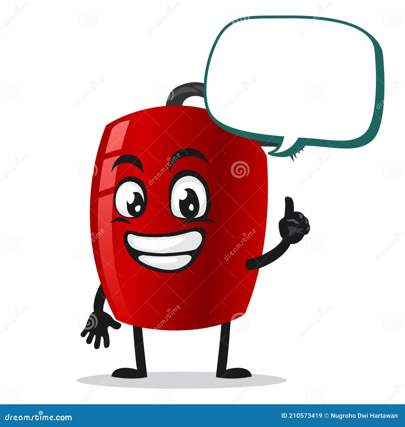 Vector Illustration of Dynamite Character or Mascot Stock Image ...