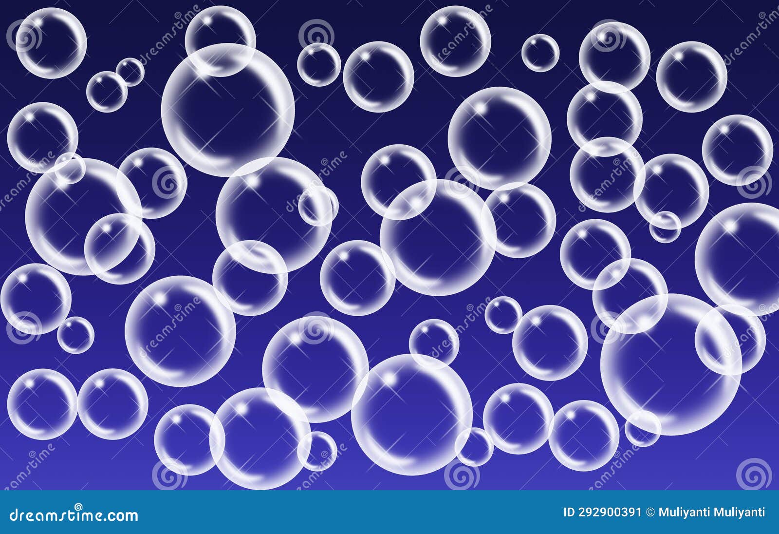 Vector Illustration Ealistic White Water Bubbles Stock Illustration ...