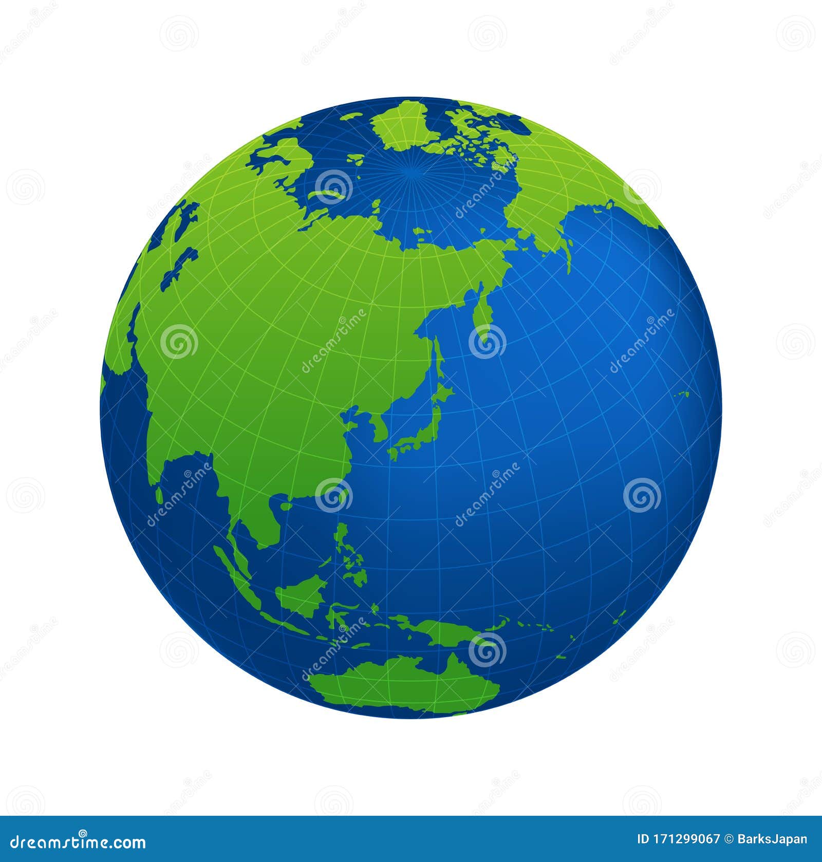 Vector Illustration of the Earth Stock Vector - Illustration of global ...