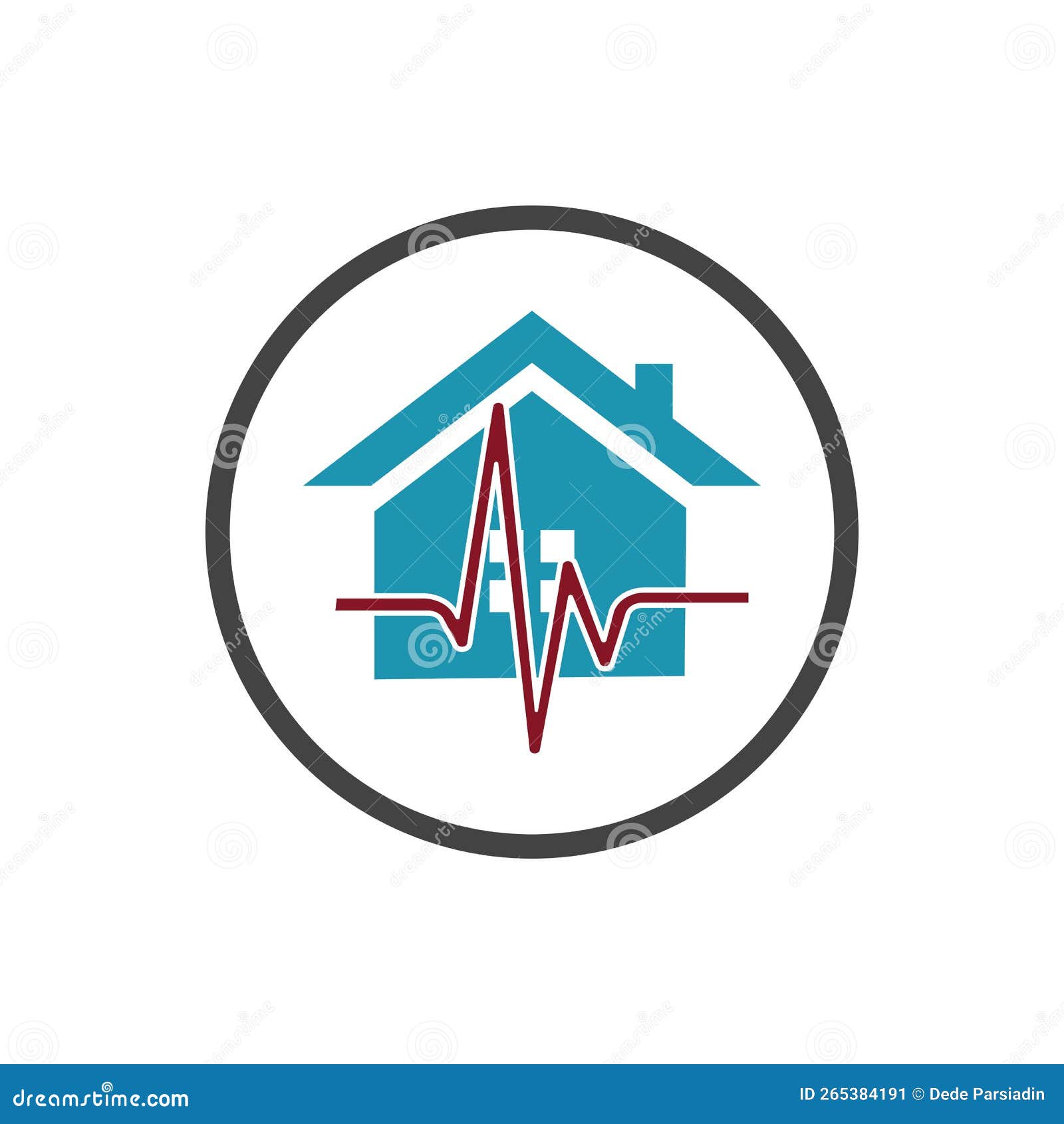 Vector Illustration of Earthquake Logo Icon Design Template Stock ...